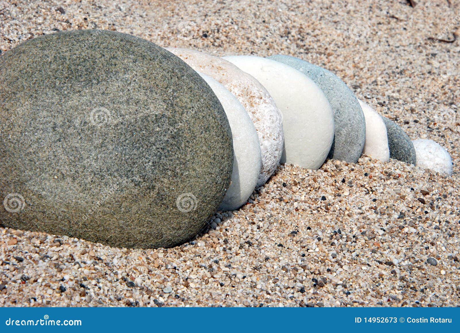 Stones in the sand stock image. Image of home, light - 14952673