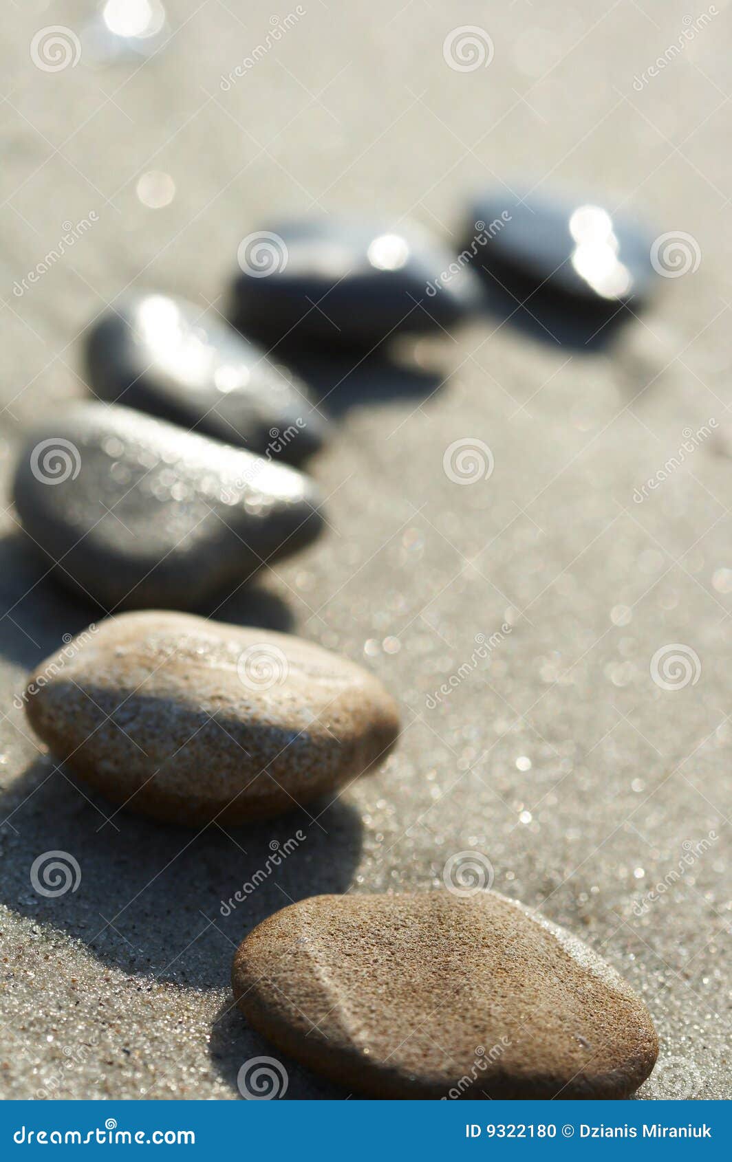 Stones on sand stock photo. Image of relax, details, ancient - 9322180