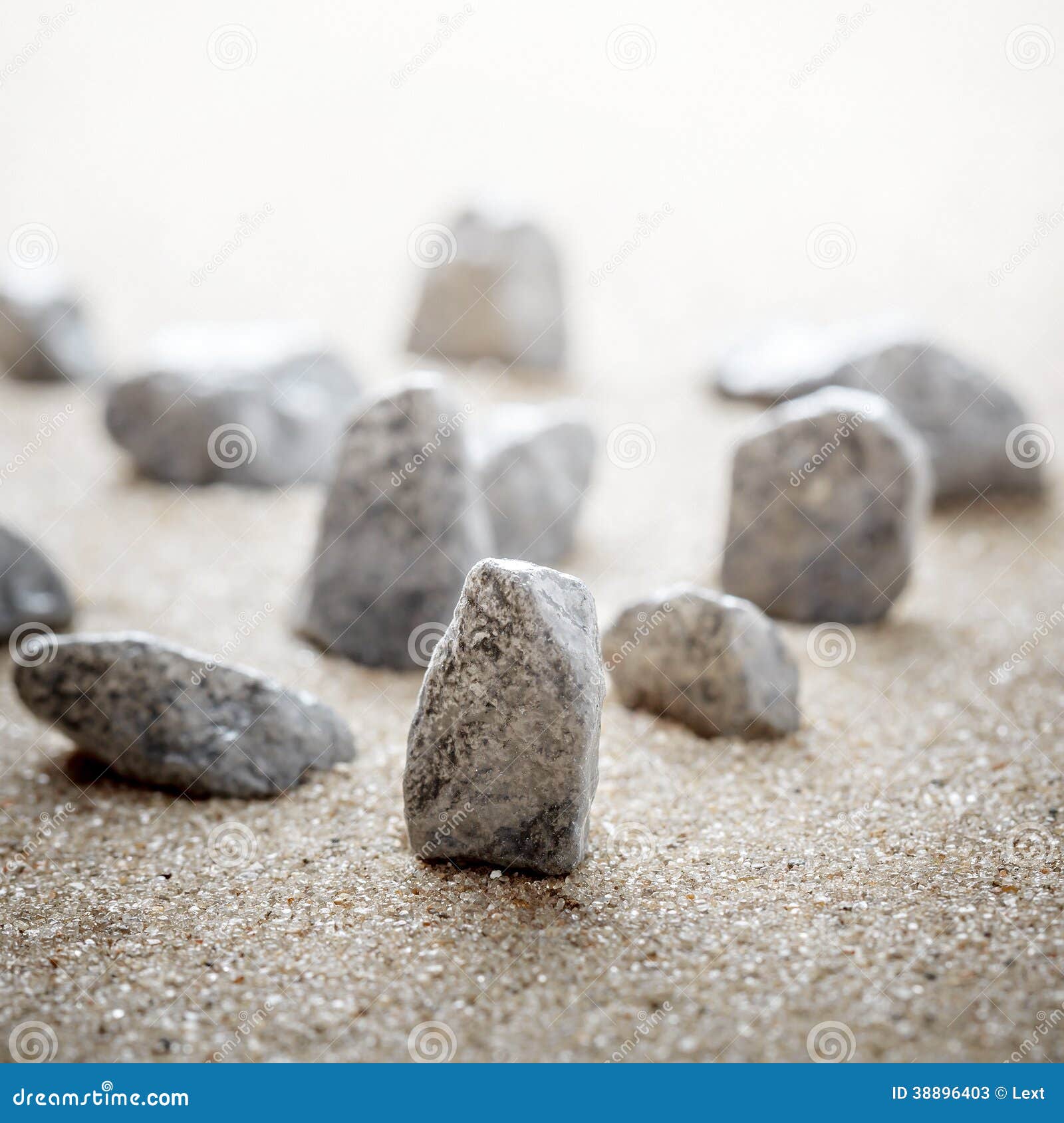 Stones on sand. stock image. Image of relaxation, meditation - 38896403