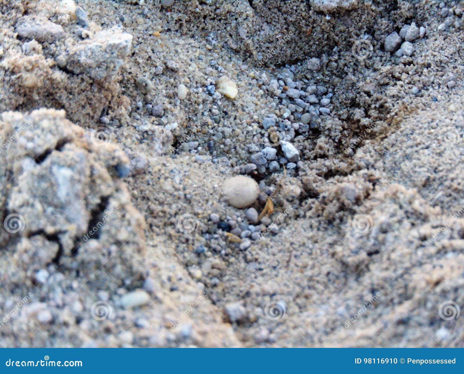 Stones in the Sand stock photo. Image of stones, geological - 98116910