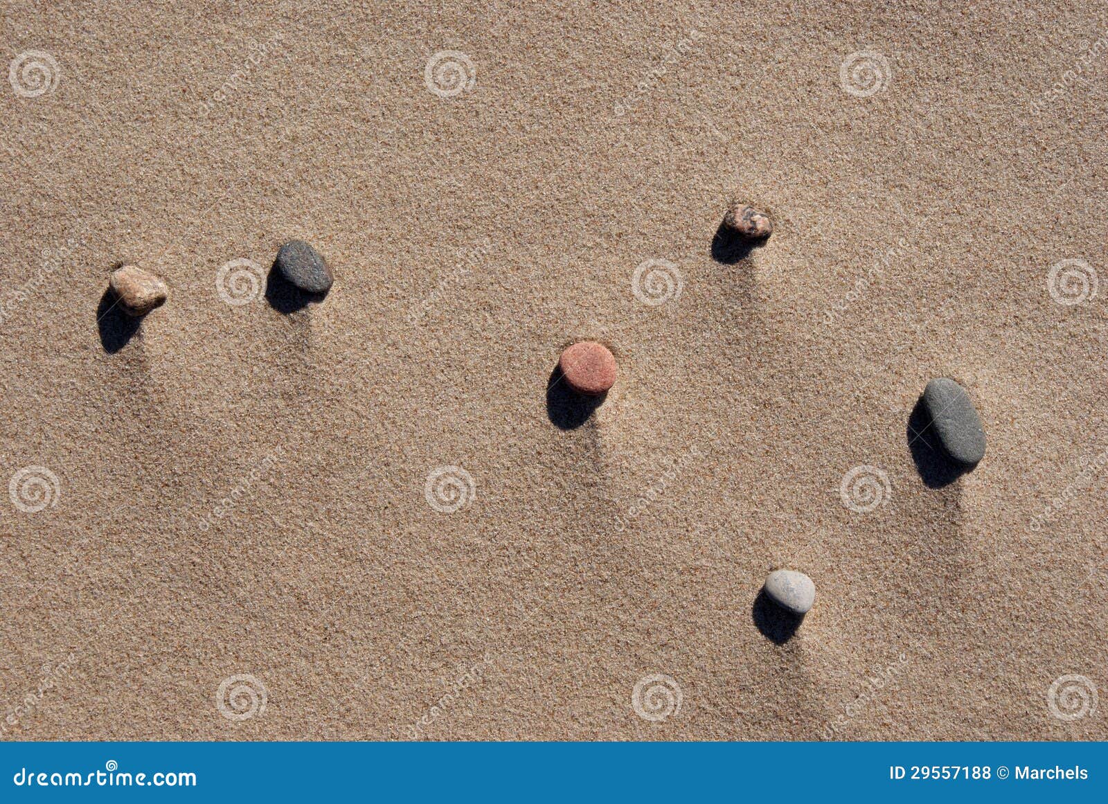 Stones in sands stock photo. Image of rock, sand, beach - 29557188