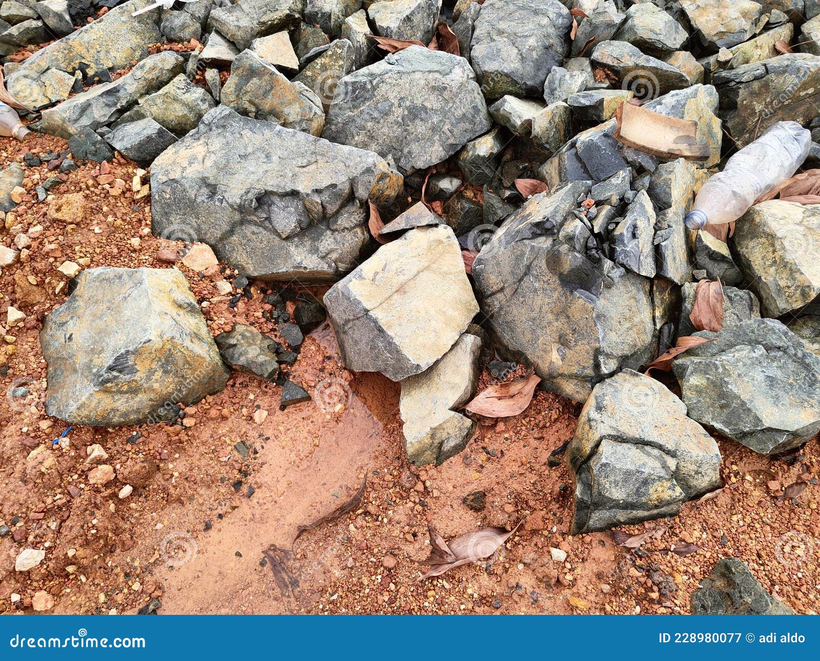 Stones Scattered on the Ground Stock Image - Image of ruins, wildlife ...