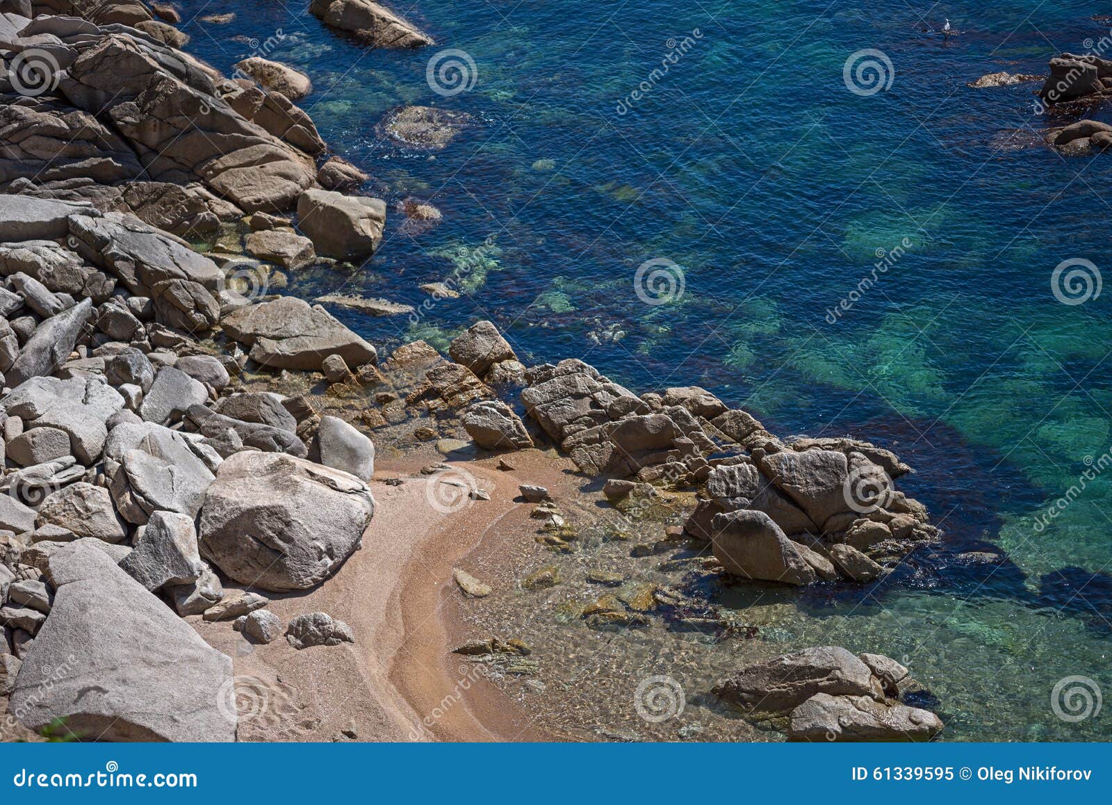 Stones on sea coast stock image. Image of blue, nature - 61339595
