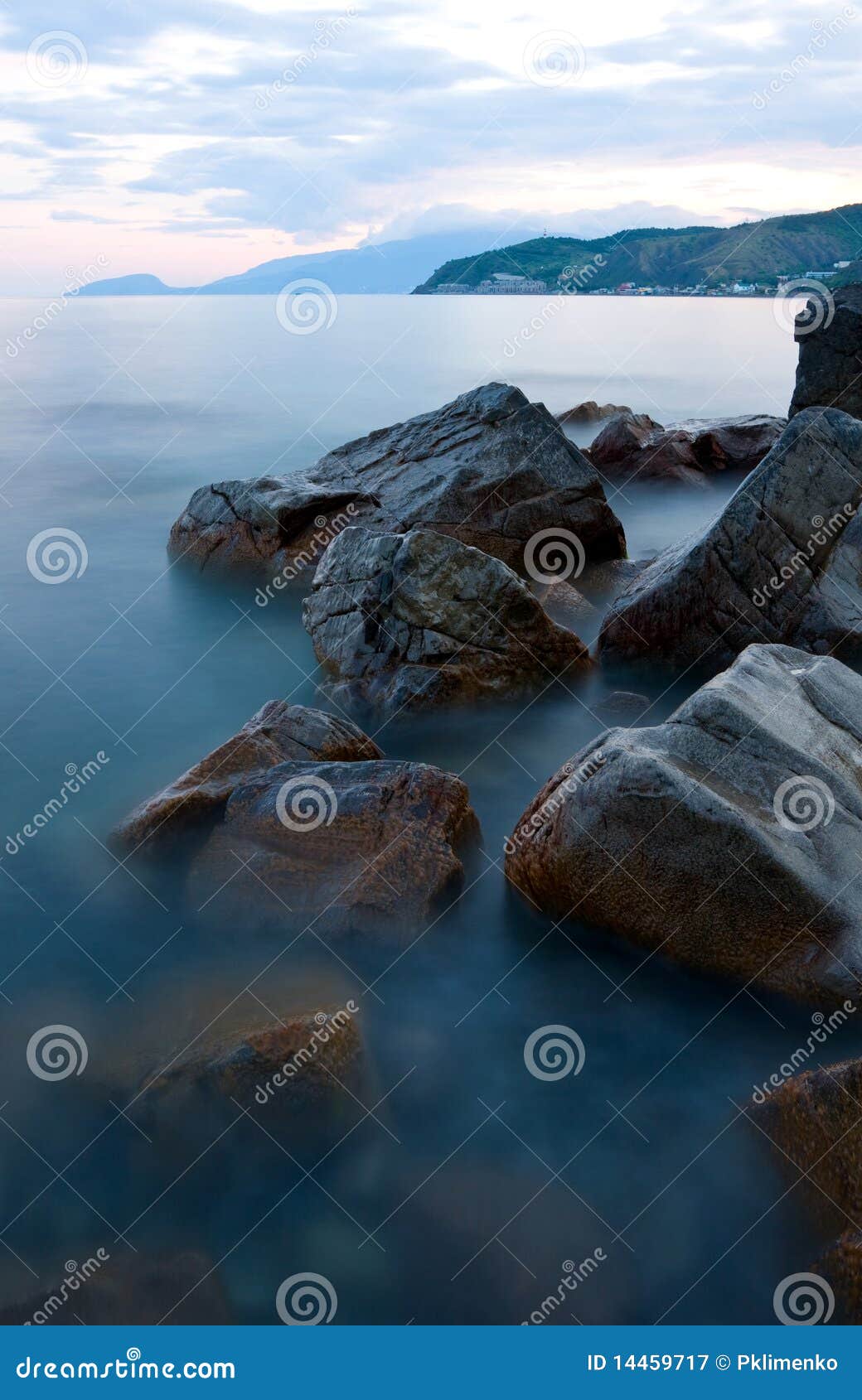 Stones in sea water stock image. Image of beach, scenery - 14459717