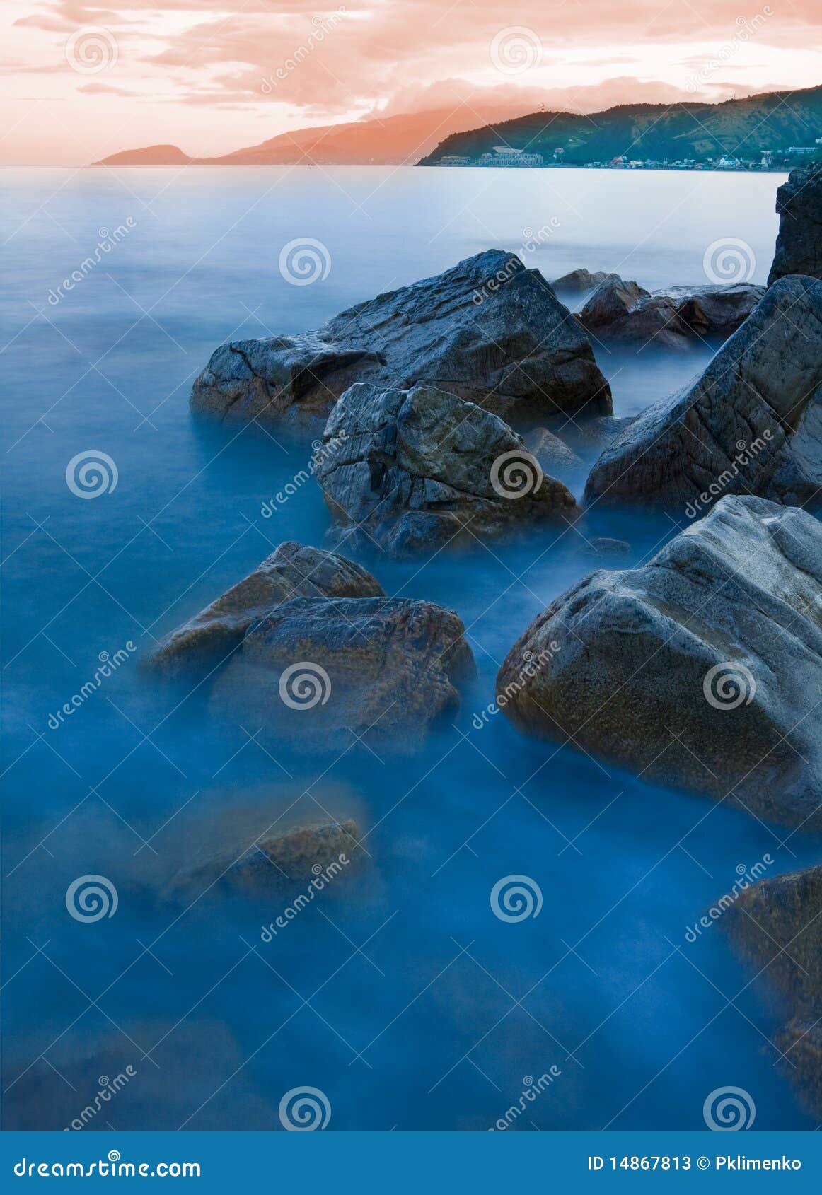 Stones in sea water stock image. Image of scene, scenic - 14867813