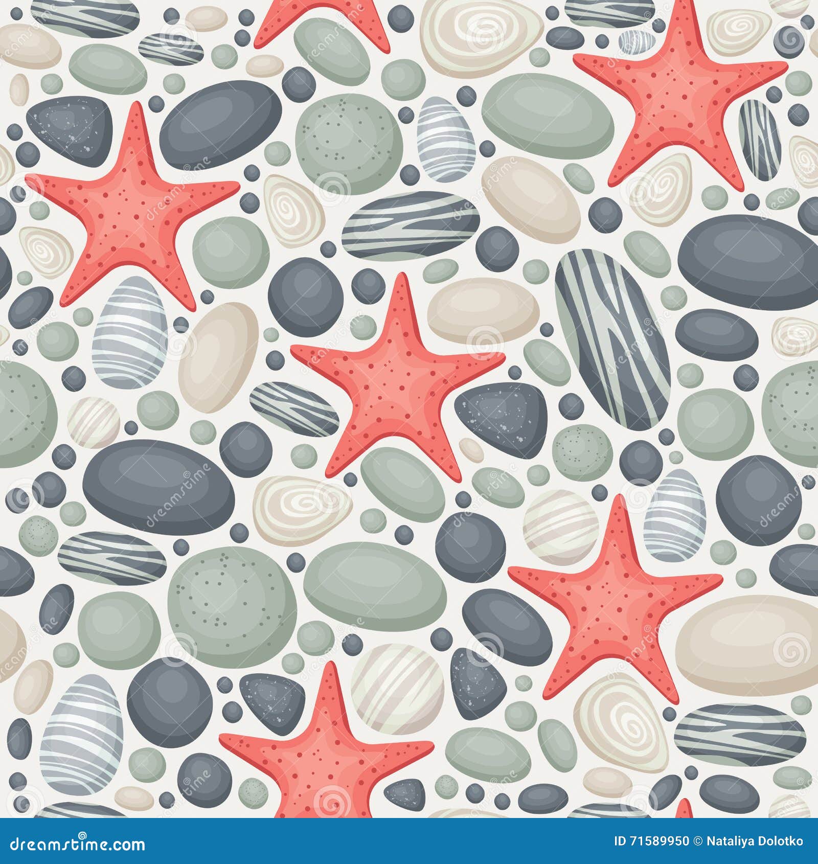 Stones seamless pattern stock vector. Illustration of colorful - 71589950