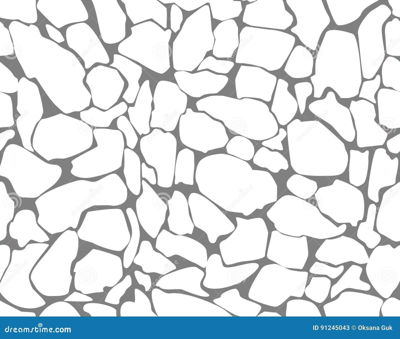 Stones Seamless Pattern. Vector Illustration. Stock Vector ...