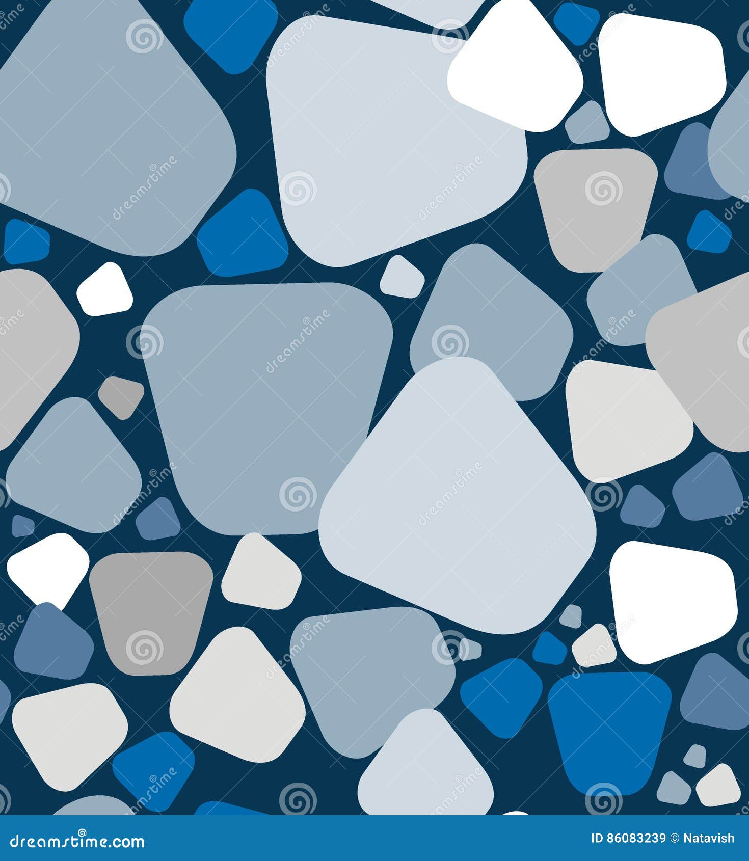 Stones a seamless pattern stock vector. Illustration of abstract - 86083239