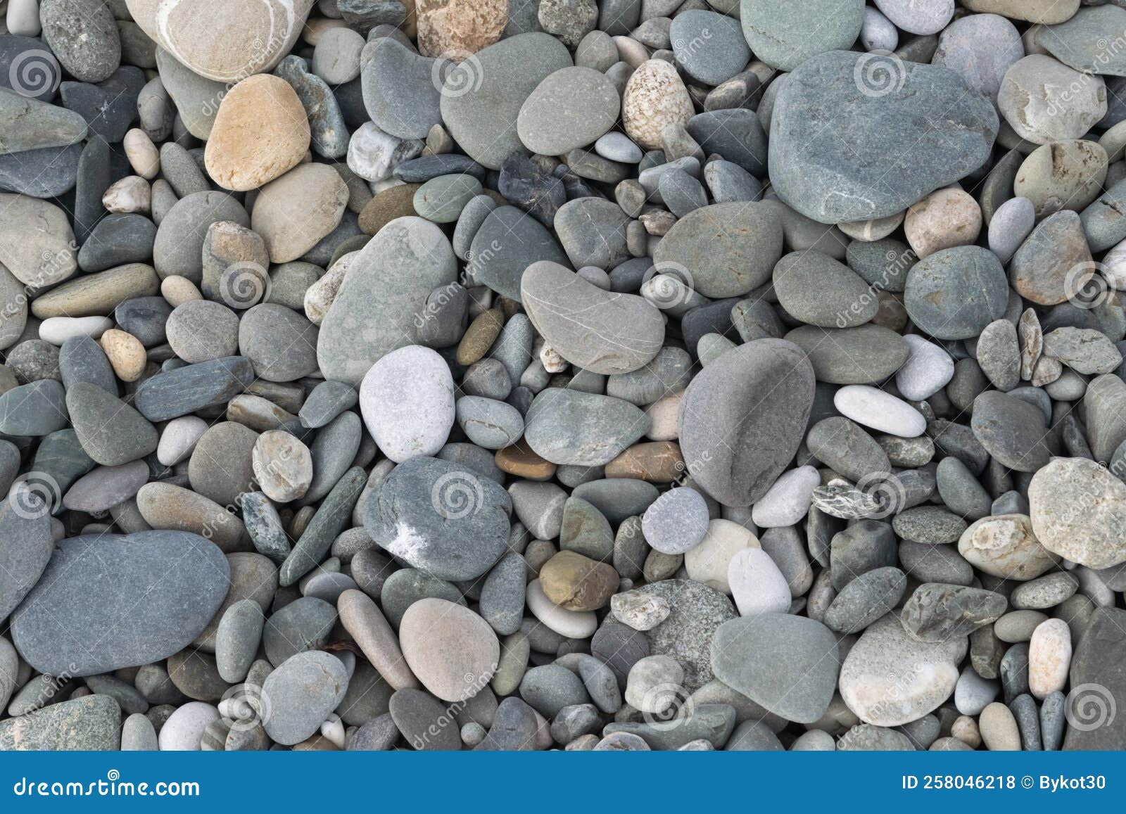 Pebbles on the Seashore. Stone Background Stock Photo - Image of forms ...
