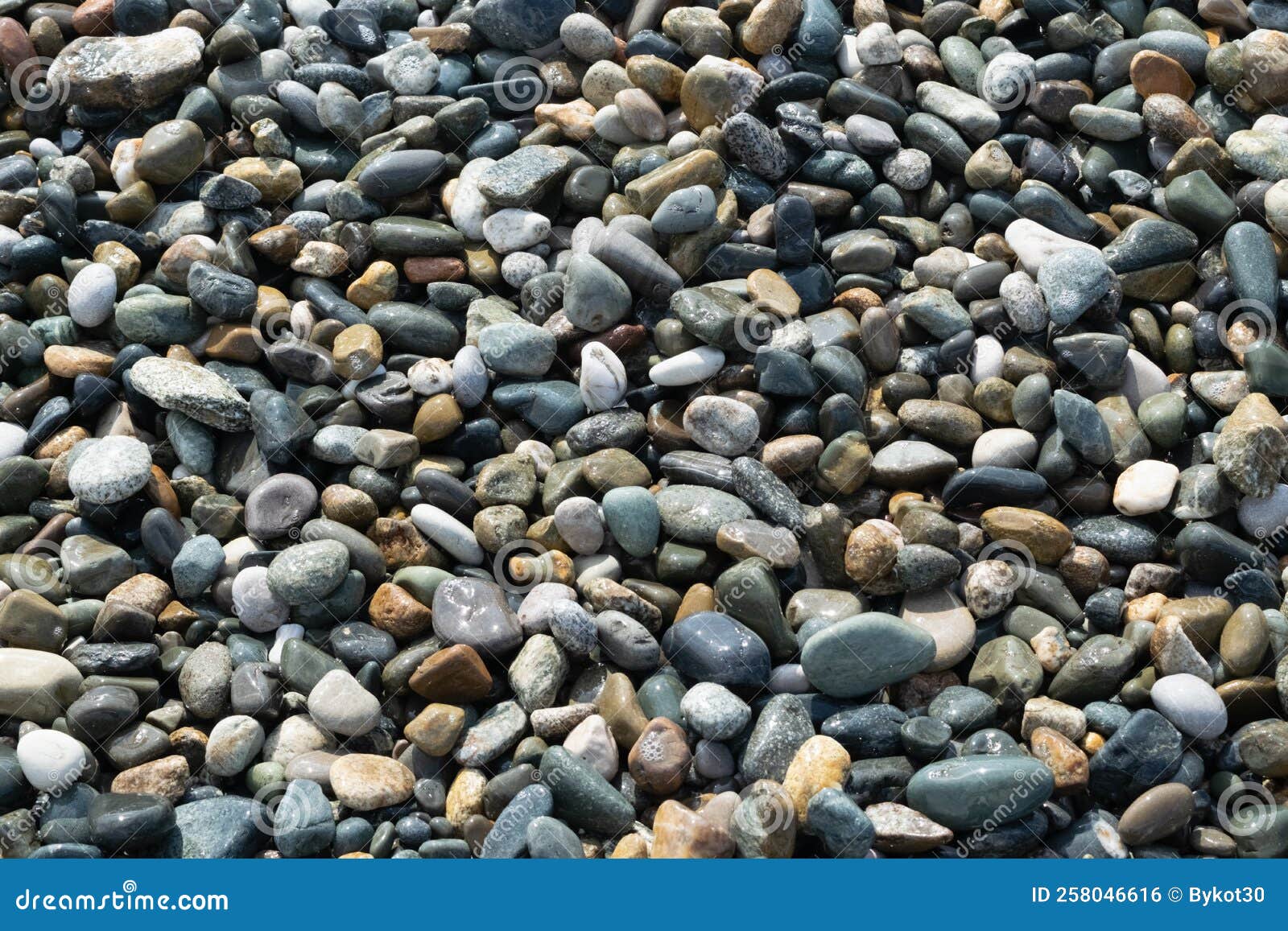 Pebbles on the Seashore. Stone Background. Nature. Rest on the Sea ...
