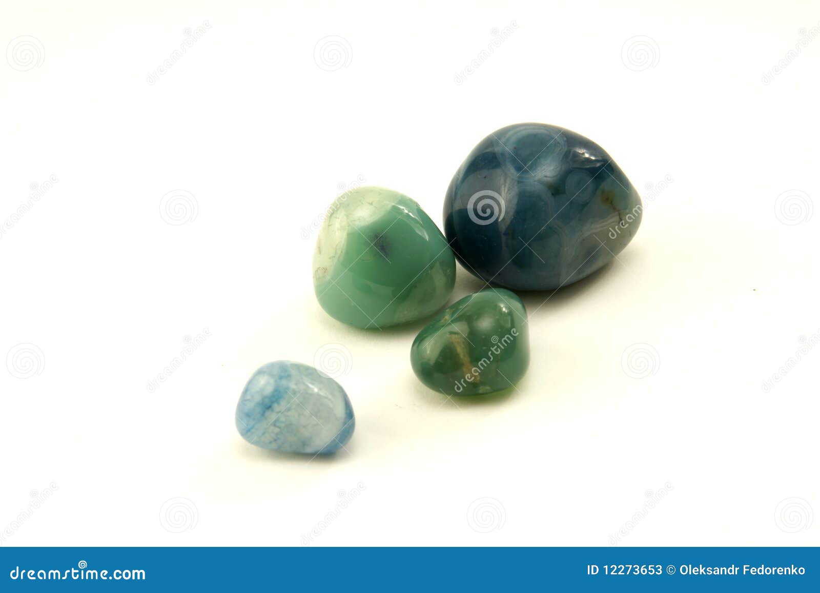 Stones Semiprecious Polished Stock Image - Image of polished, geologic ...