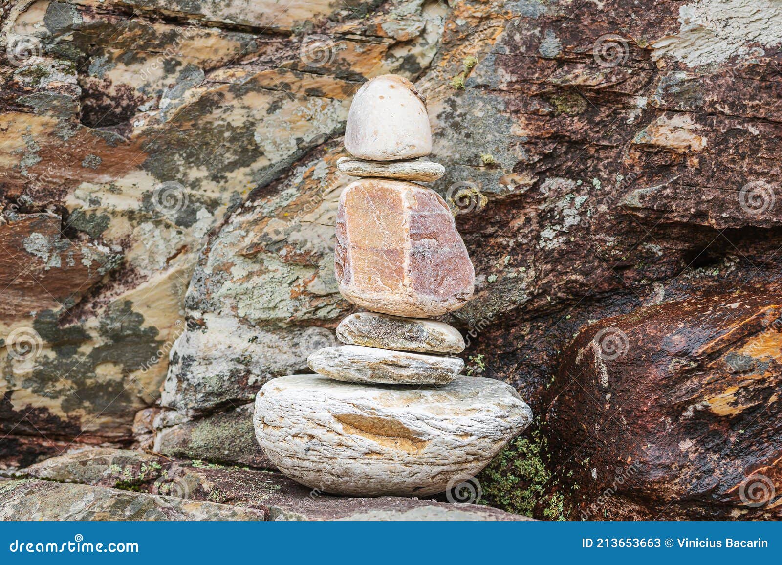 Stones Stacked in a Phallic Shape Stock Image - Image of balance ...