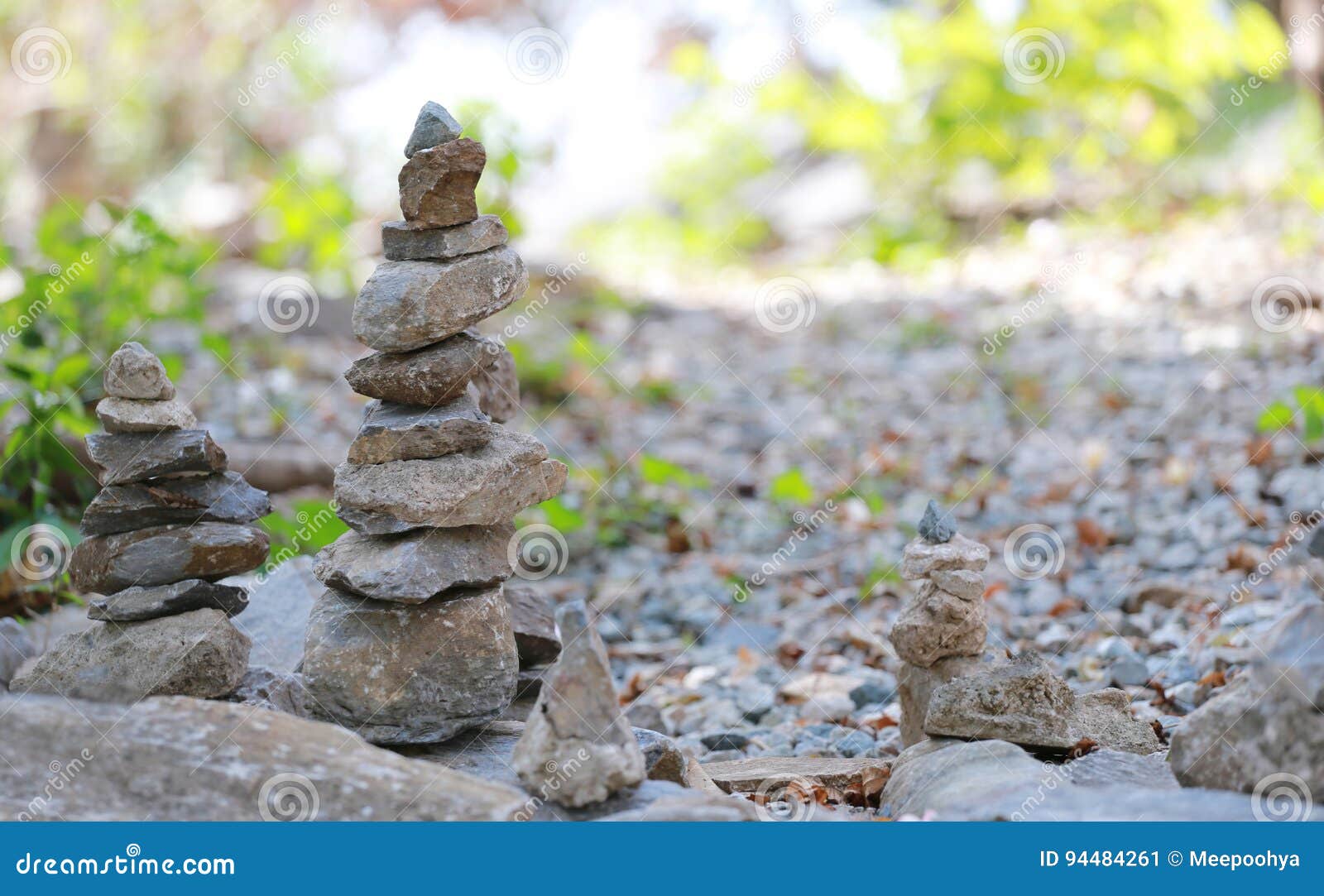 Stones Stacked of Pyramid Shaped. Stock Image - Image of feng, nature ...