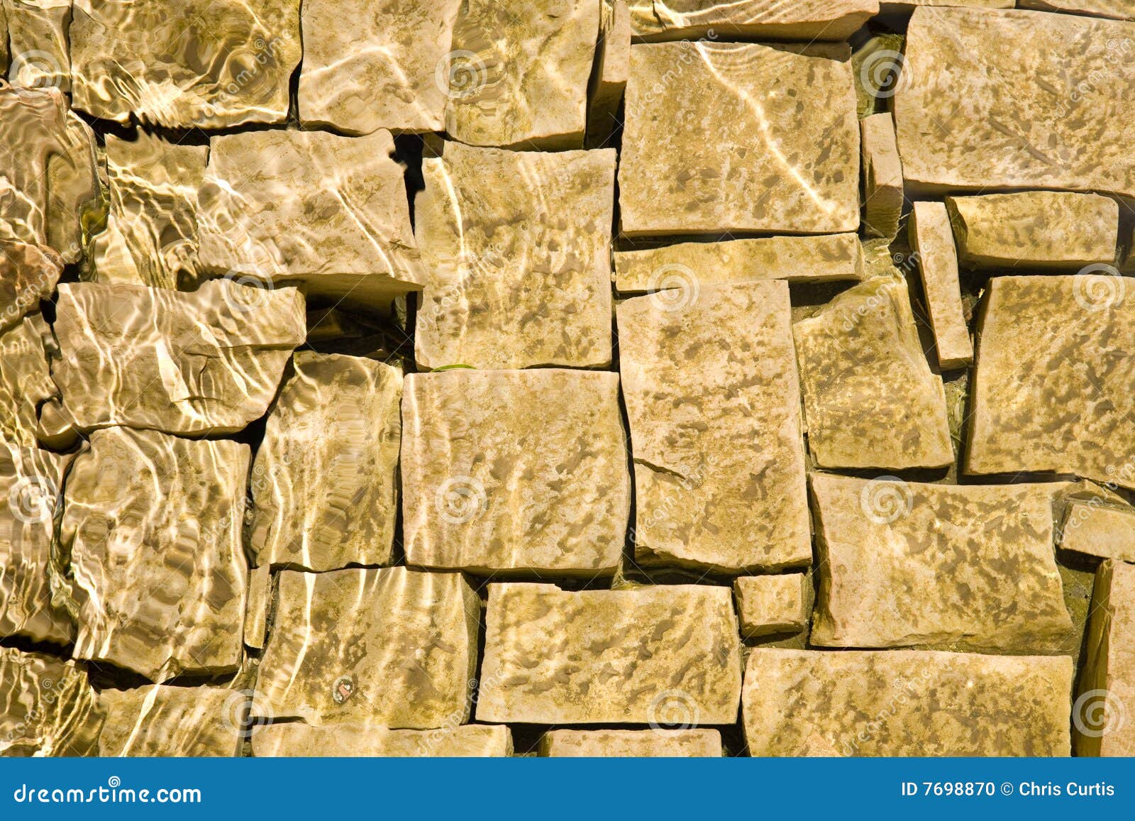 Stones in Stream Background/Texture Stock Photo - Image of abstract ...