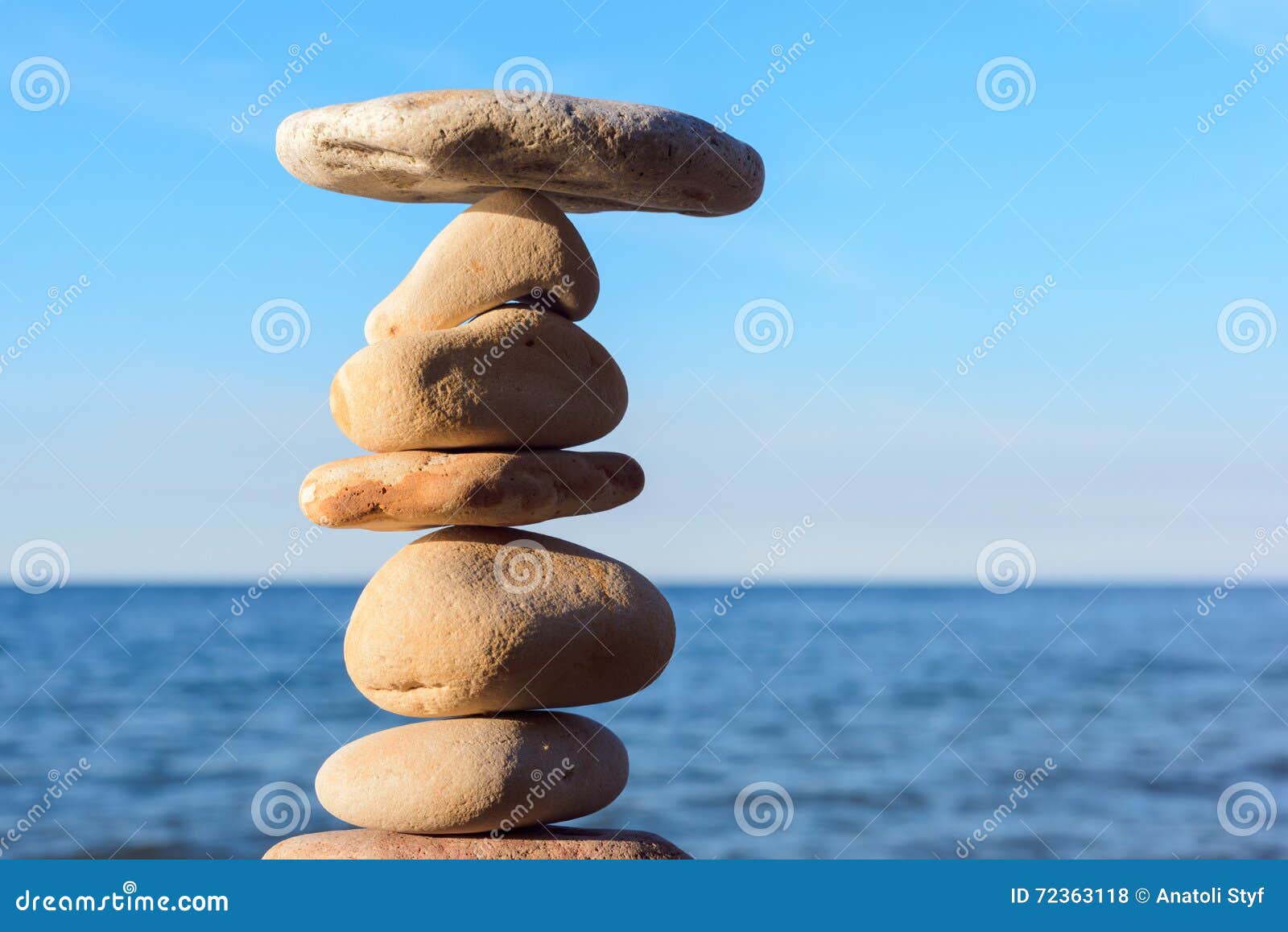 Stones on Top of Each Other Stock Photo - Image of proportionable ...
