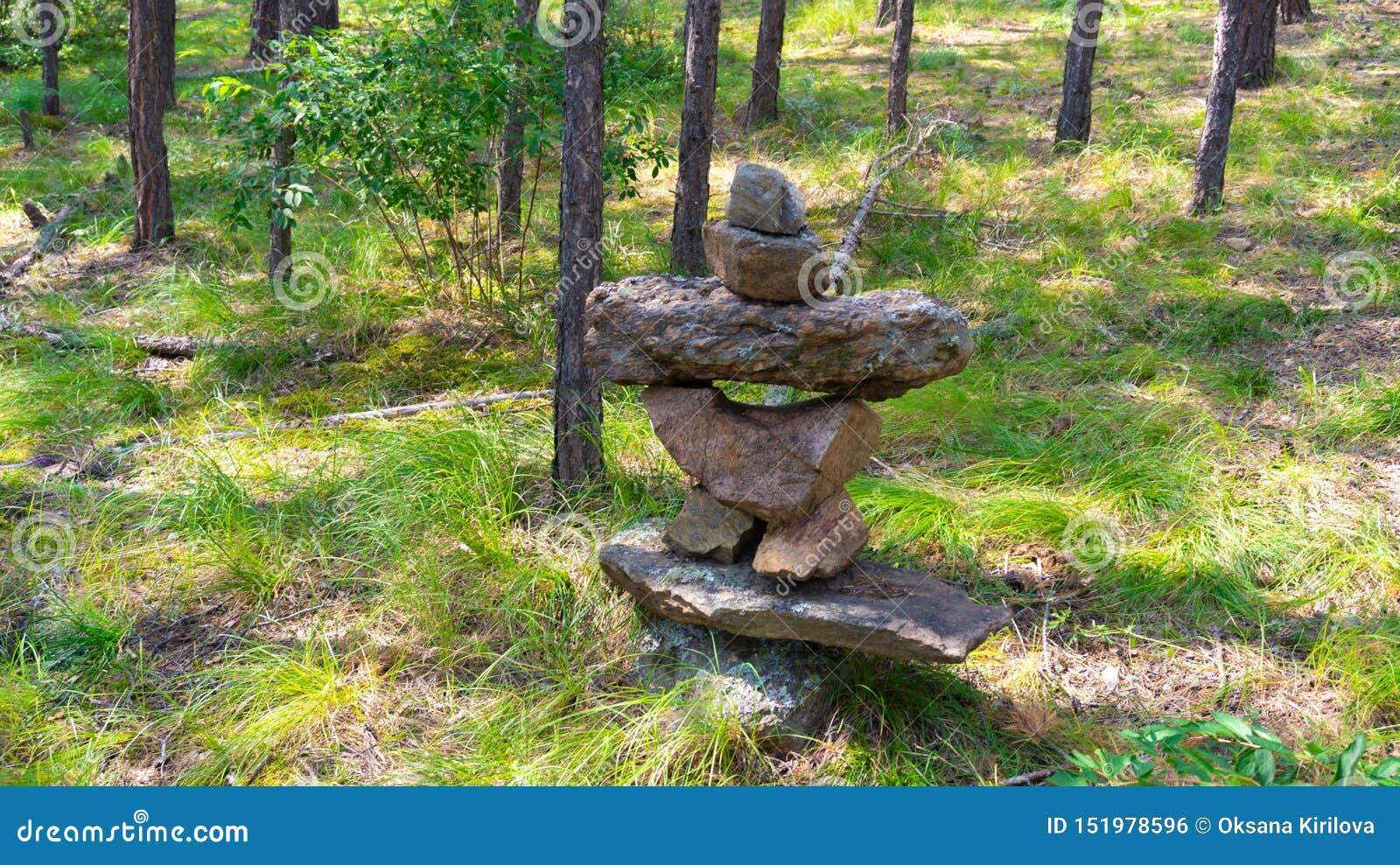 Stones on Top of Each Other on Lake Baikal Stock Photo - Image of shape ...