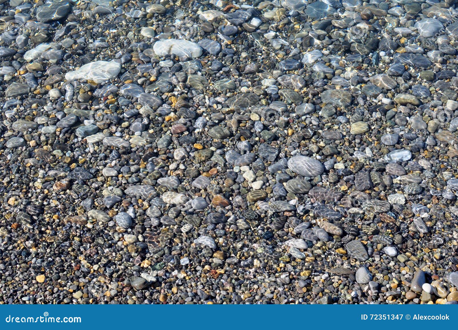 Stones under the Sea Water stock image. Image of smooth - 72351347