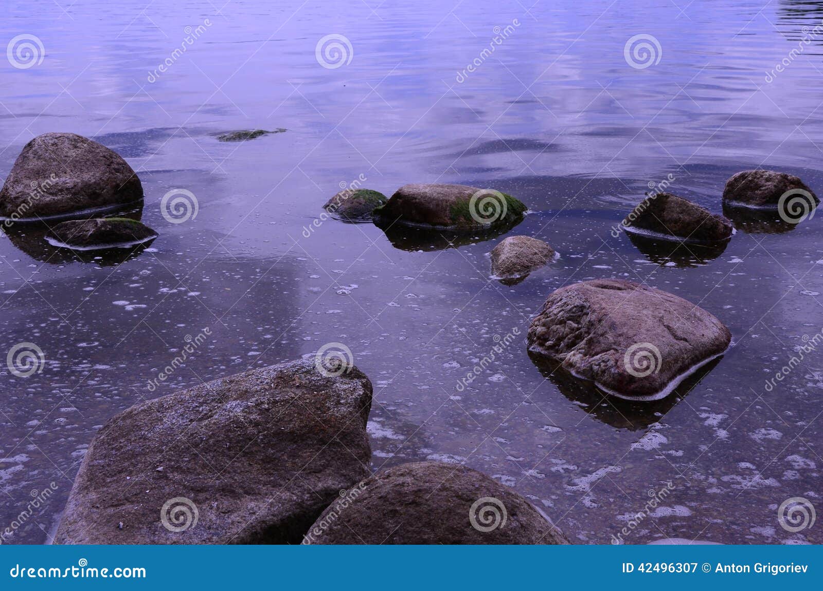 Stones under water stock image. Image of rocks, small - 42496307