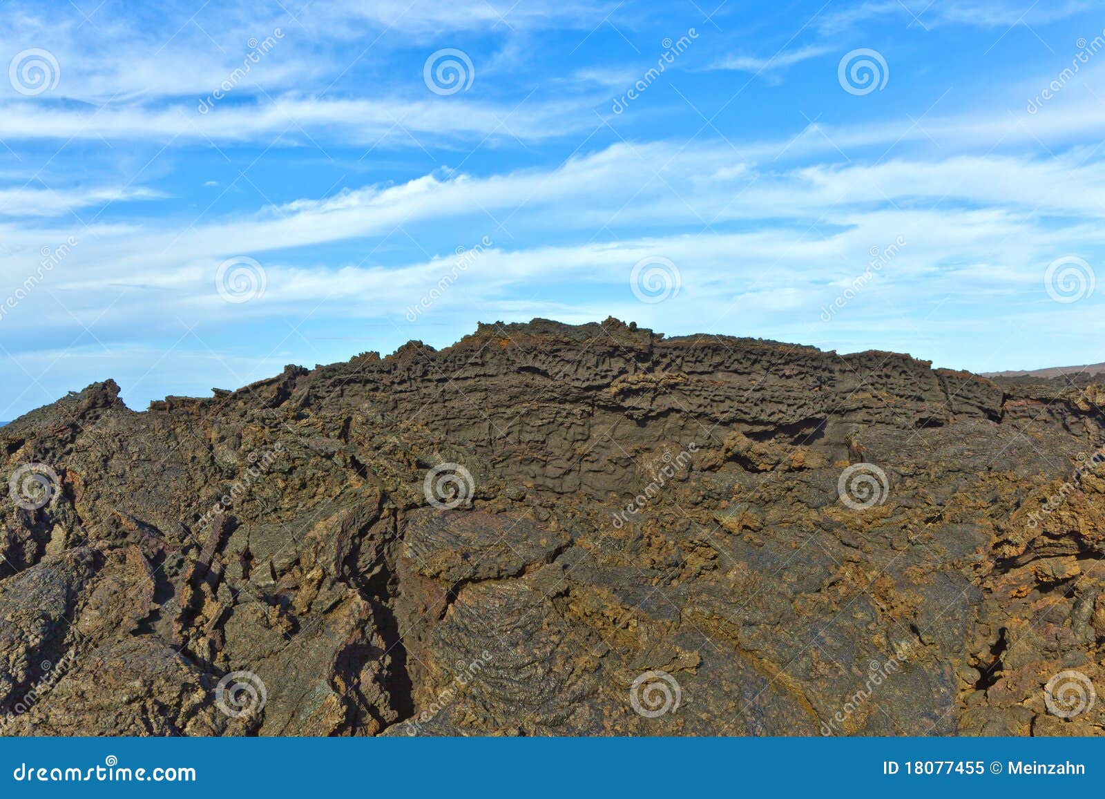 Stones of volcanic flow stock image. Image of eruption - 18077455
