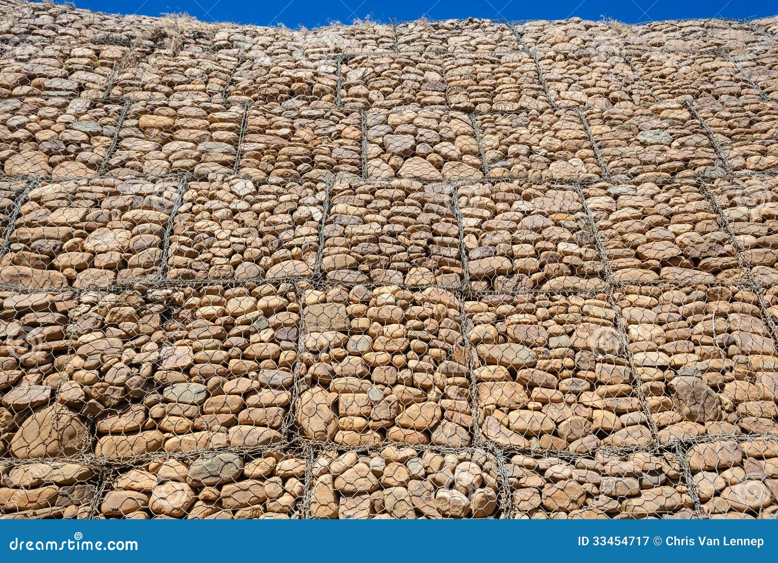 Stones Wall Detail Cages stock image. Image of colors - 33454717