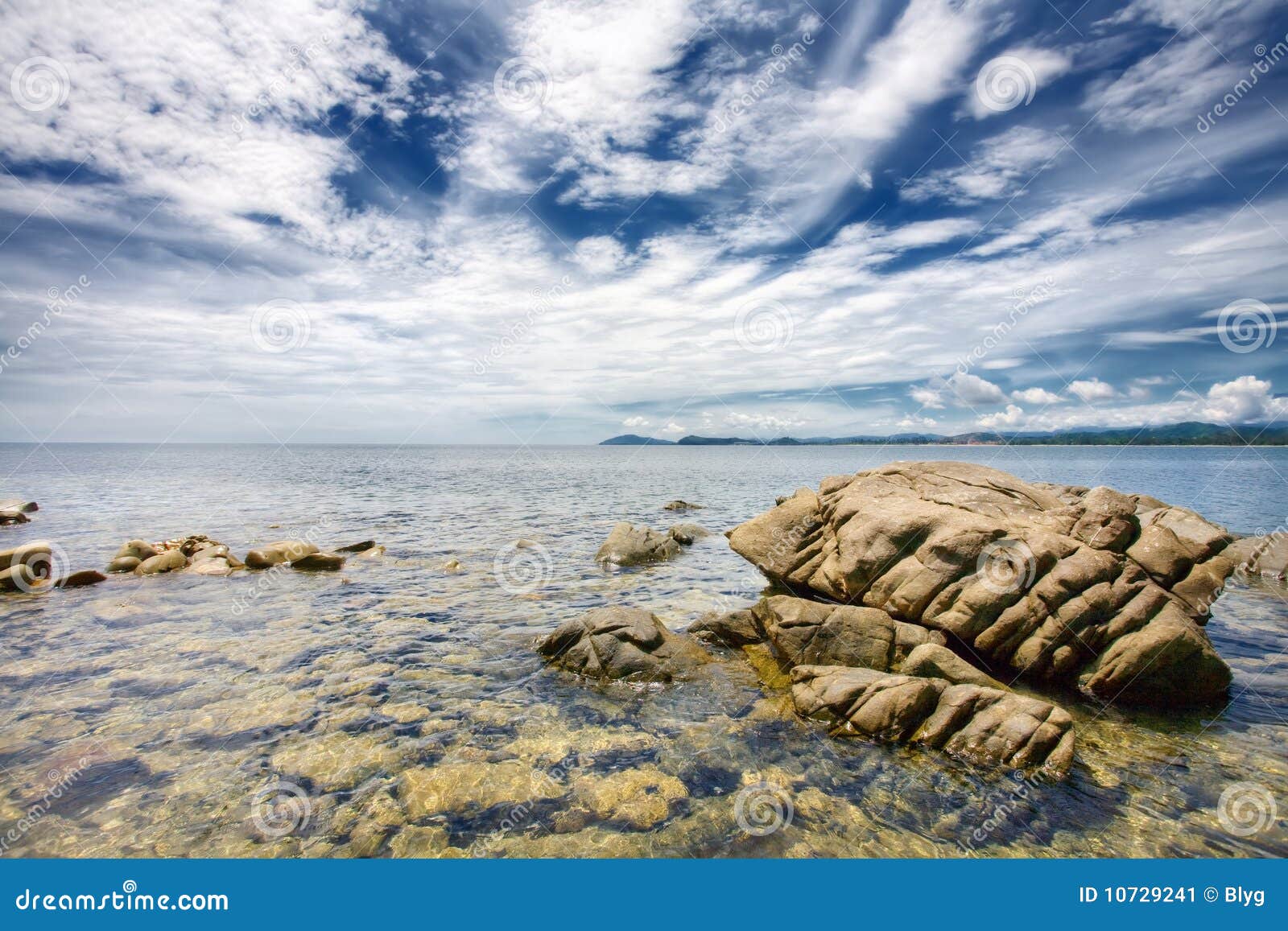 Stones in water stock image. Image of borneo, strong - 10729241