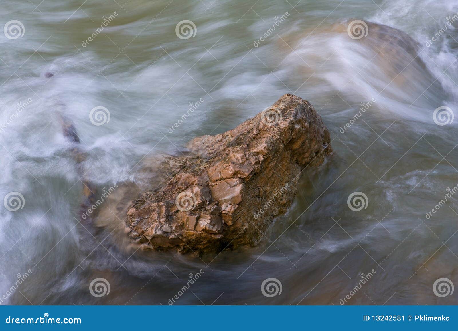 Stones in water stock image. Image of flow, outdoor, splash - 13242581