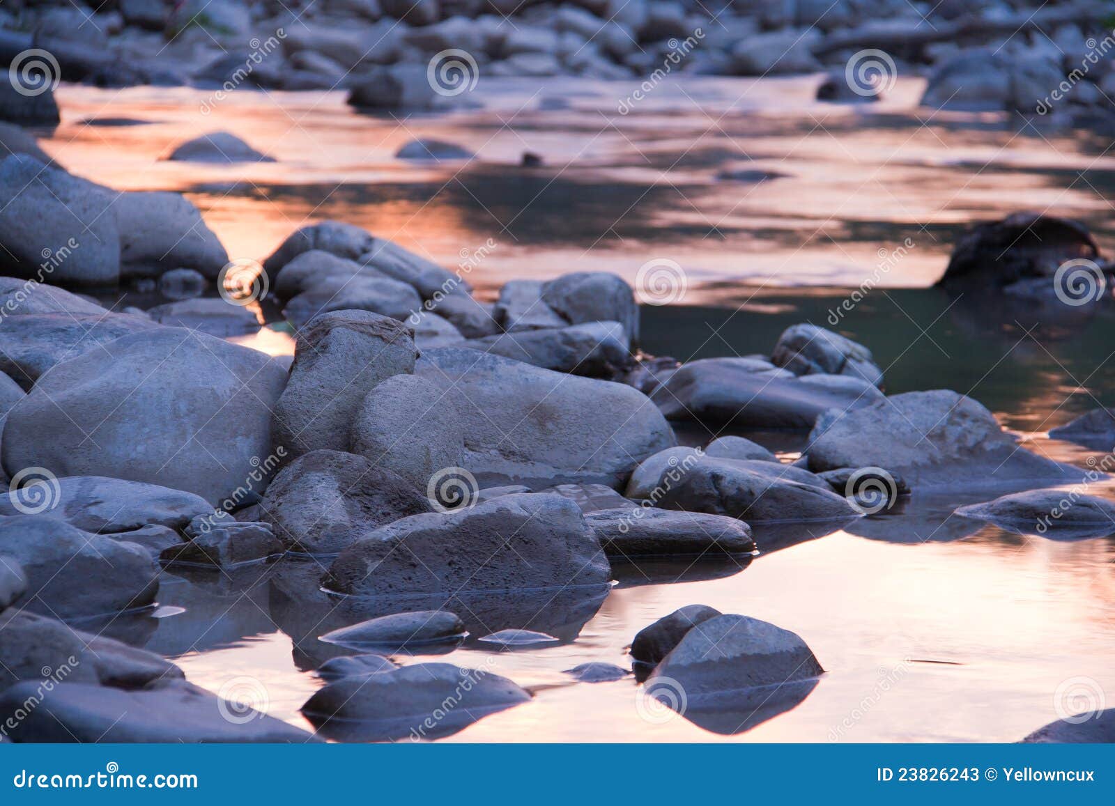 Stones in water stock image. Image of shapes, color, scenics - 23826243