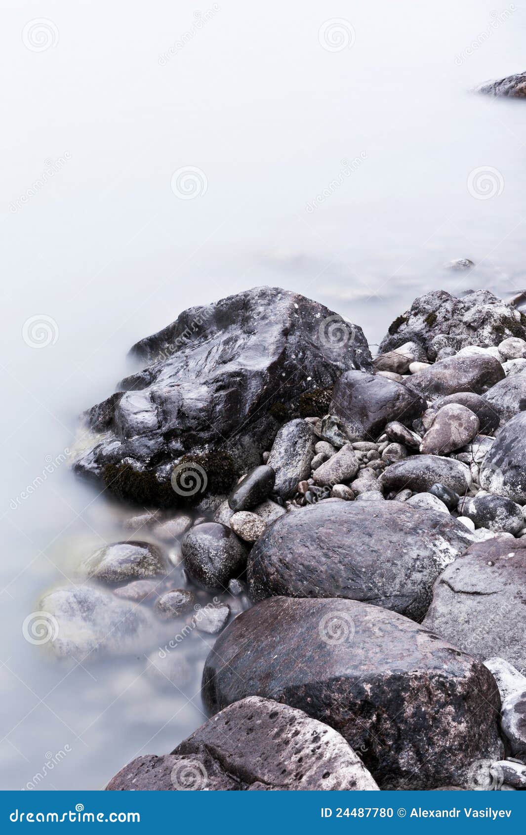 Stones in water stock photo. Image of vertical, natural - 24487780