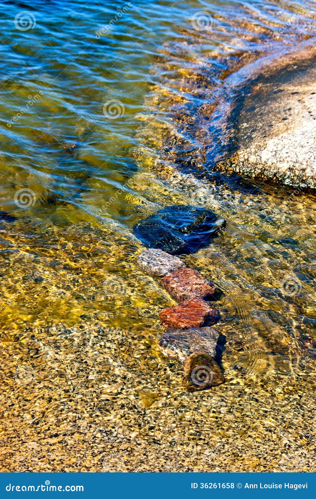 Stones in water stock photo. Image of shore, stone, waters - 36261658