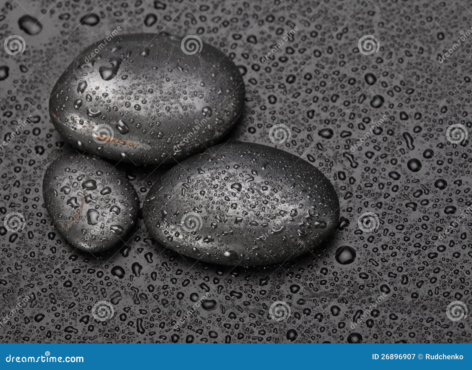 Stones with water drops stock image. Image of stone, japan - 26896907