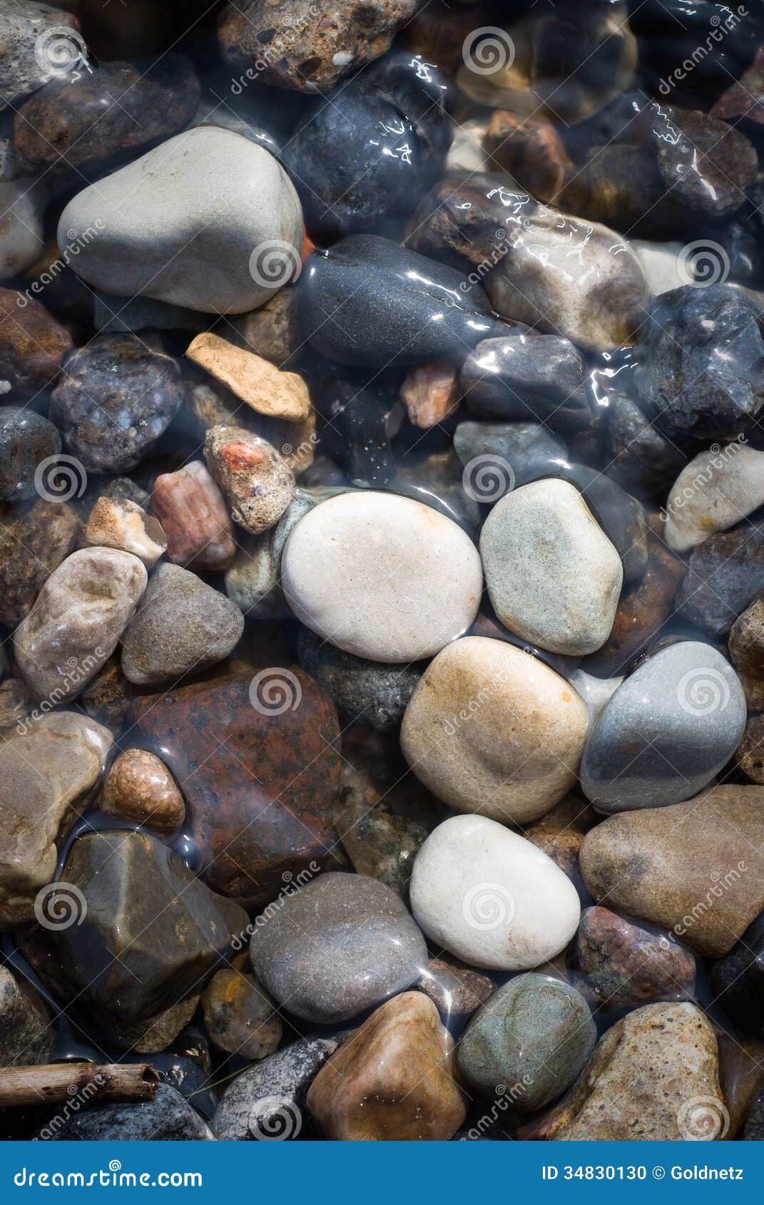 Stones and water stock photo. Image of heap, harmony - 34830130