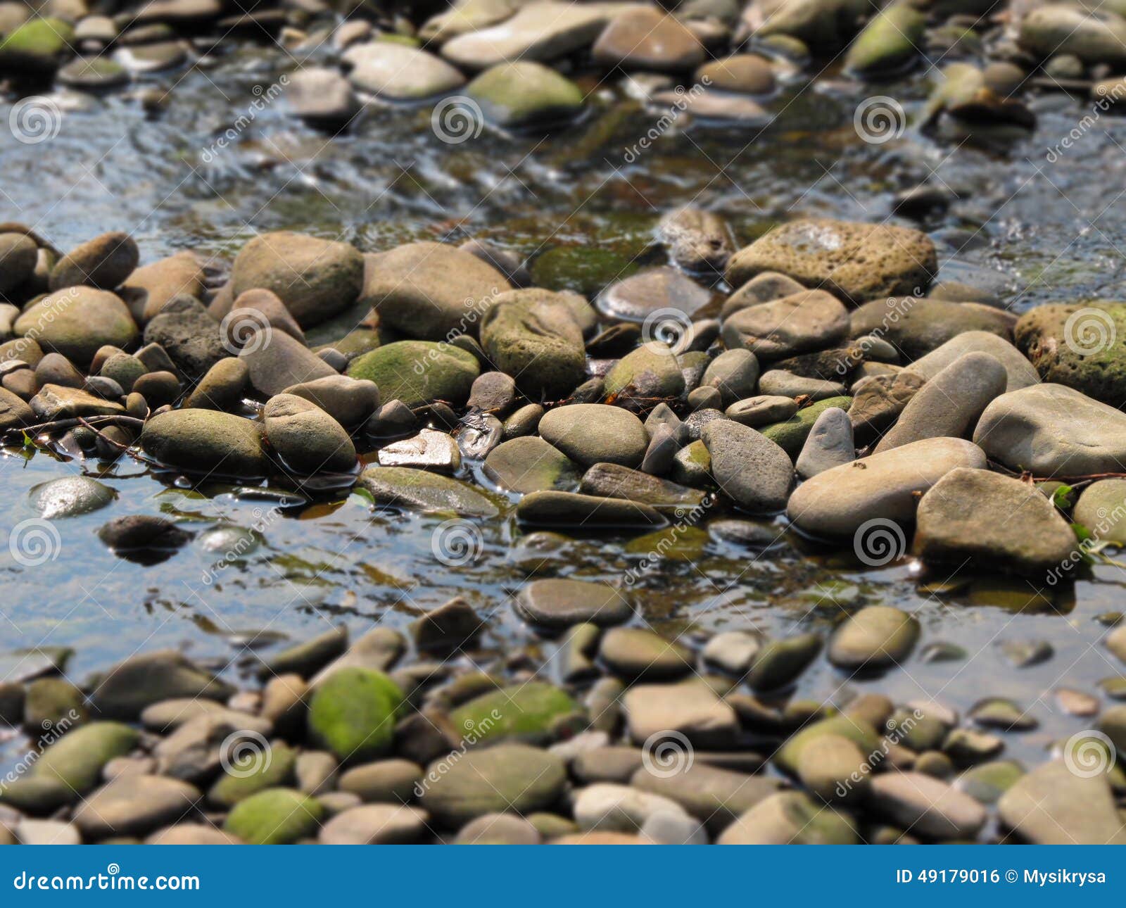 Stones and water stock photo. Image of linear, flowing - 49179016