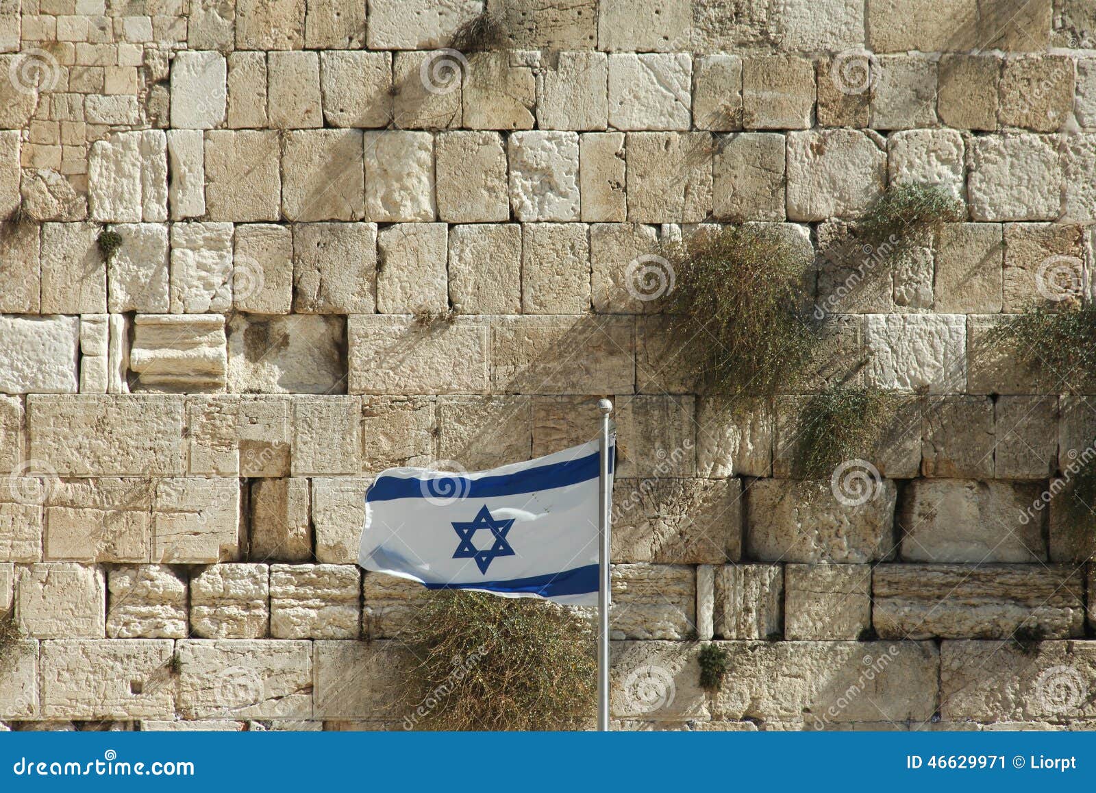 Stones of the western wall stock image. Image of bricks - 46629971