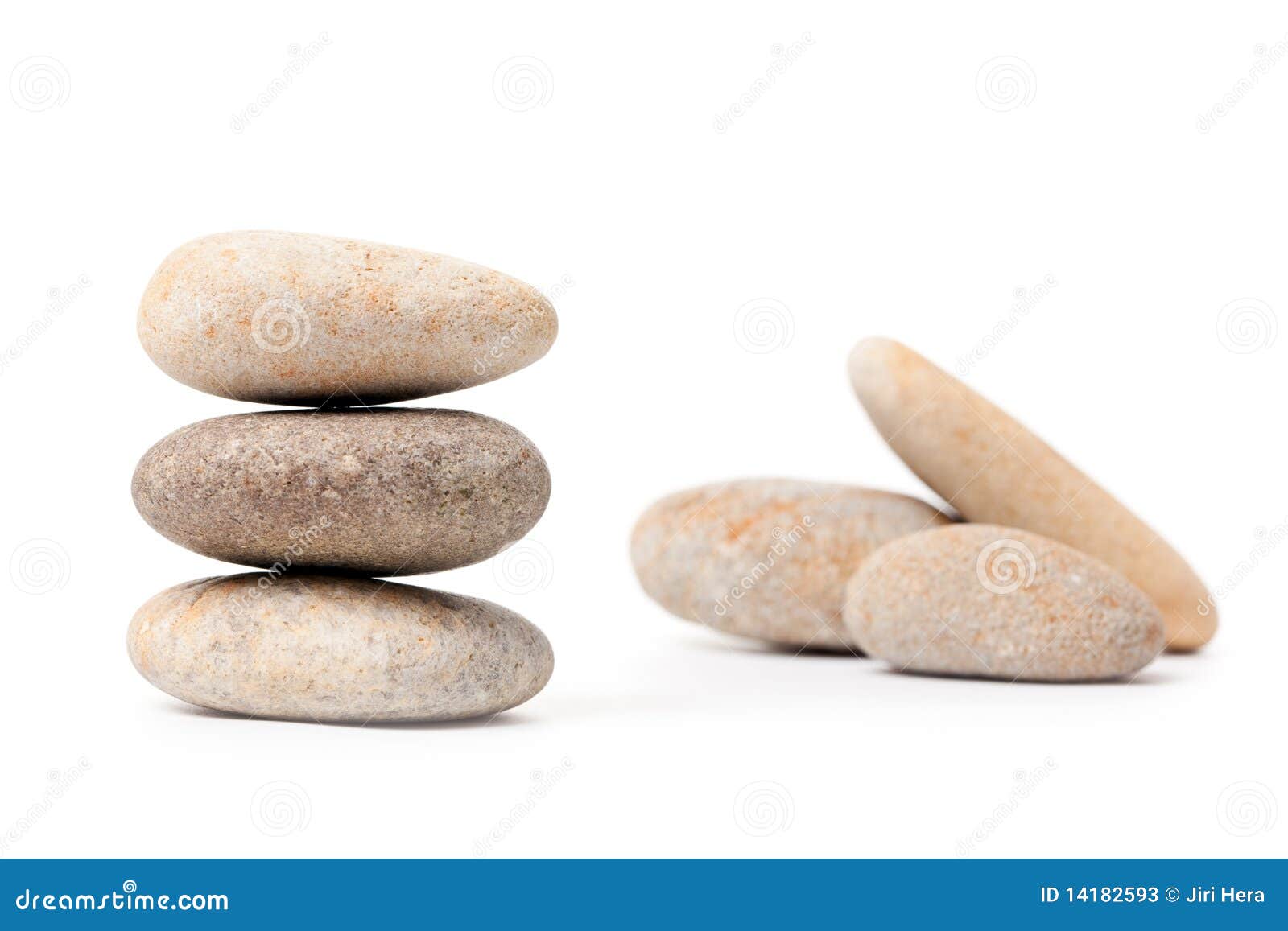 Stones on white background stock image. Image of peace - 14182593
