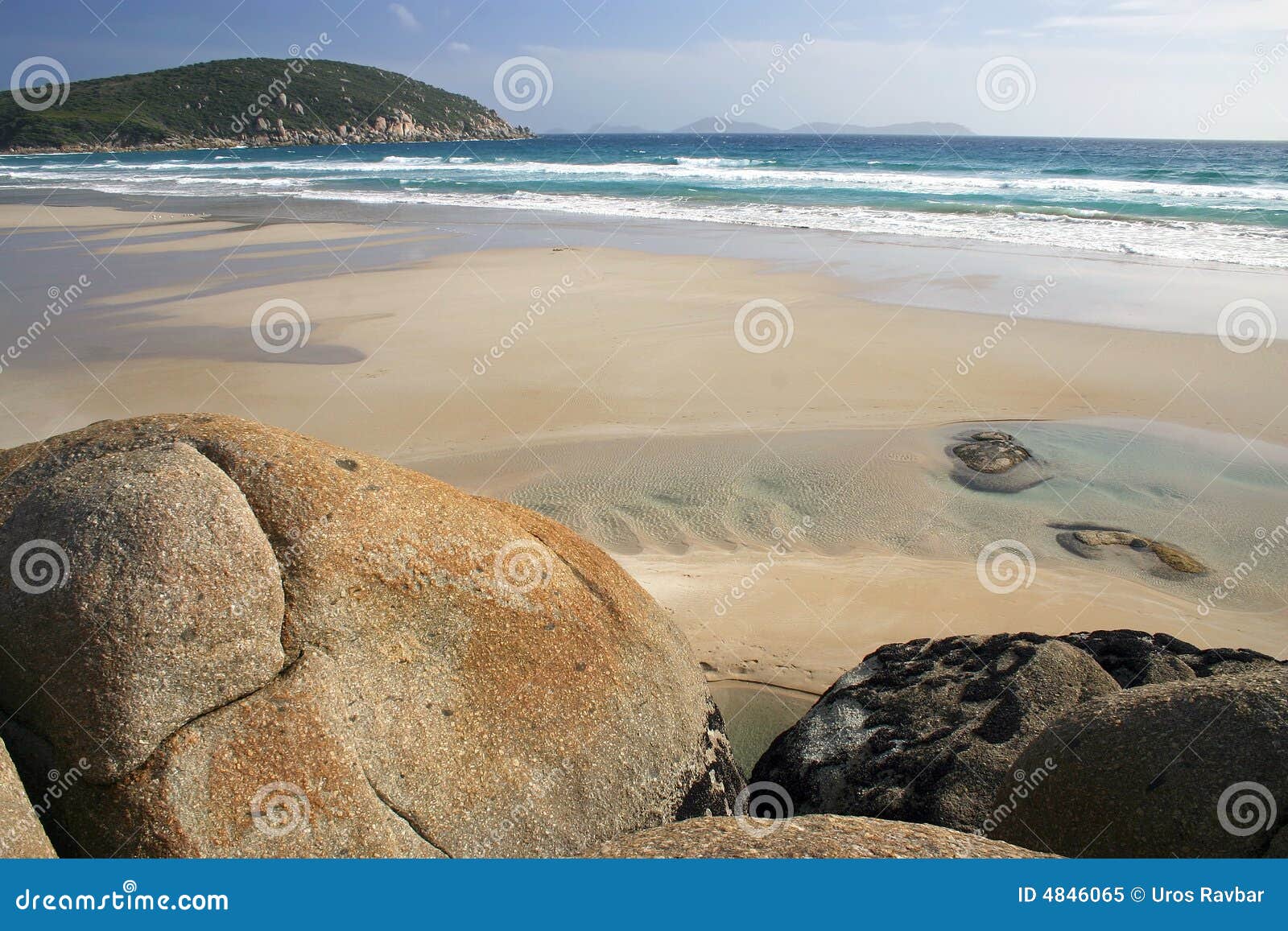 Stones of Wilsons Promontory Stock Image - Image of sand, landscape ...