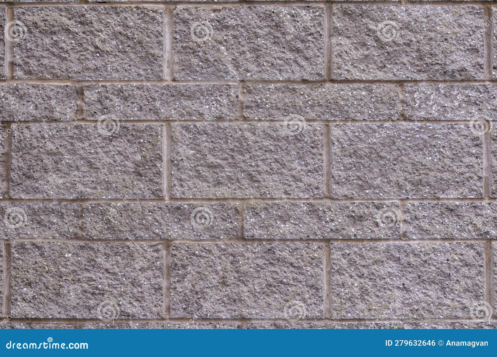 Stonewall of Pink Blocks. Texture Background. Stock Photo - Image of ...