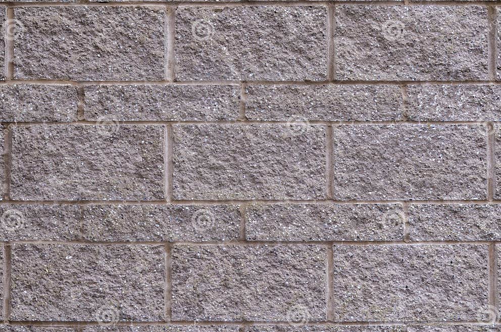 Stonewall of Pink Blocks. Texture Background. Stock Photo - Image of ...