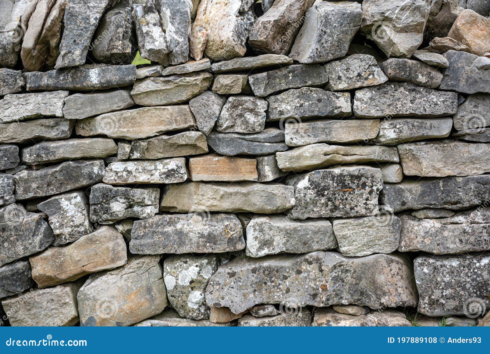 Stonewall in Rural Countryside Stock Photo - Image of mountain, design ...
