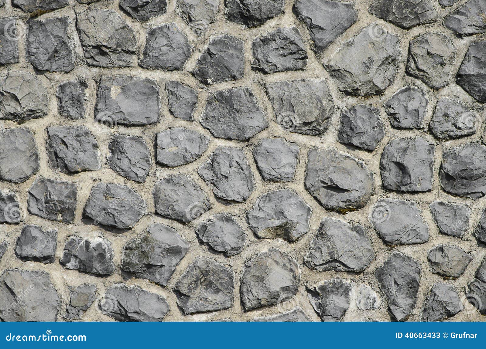 Stonewall Texture Background Stock Image - Image of background, stones ...