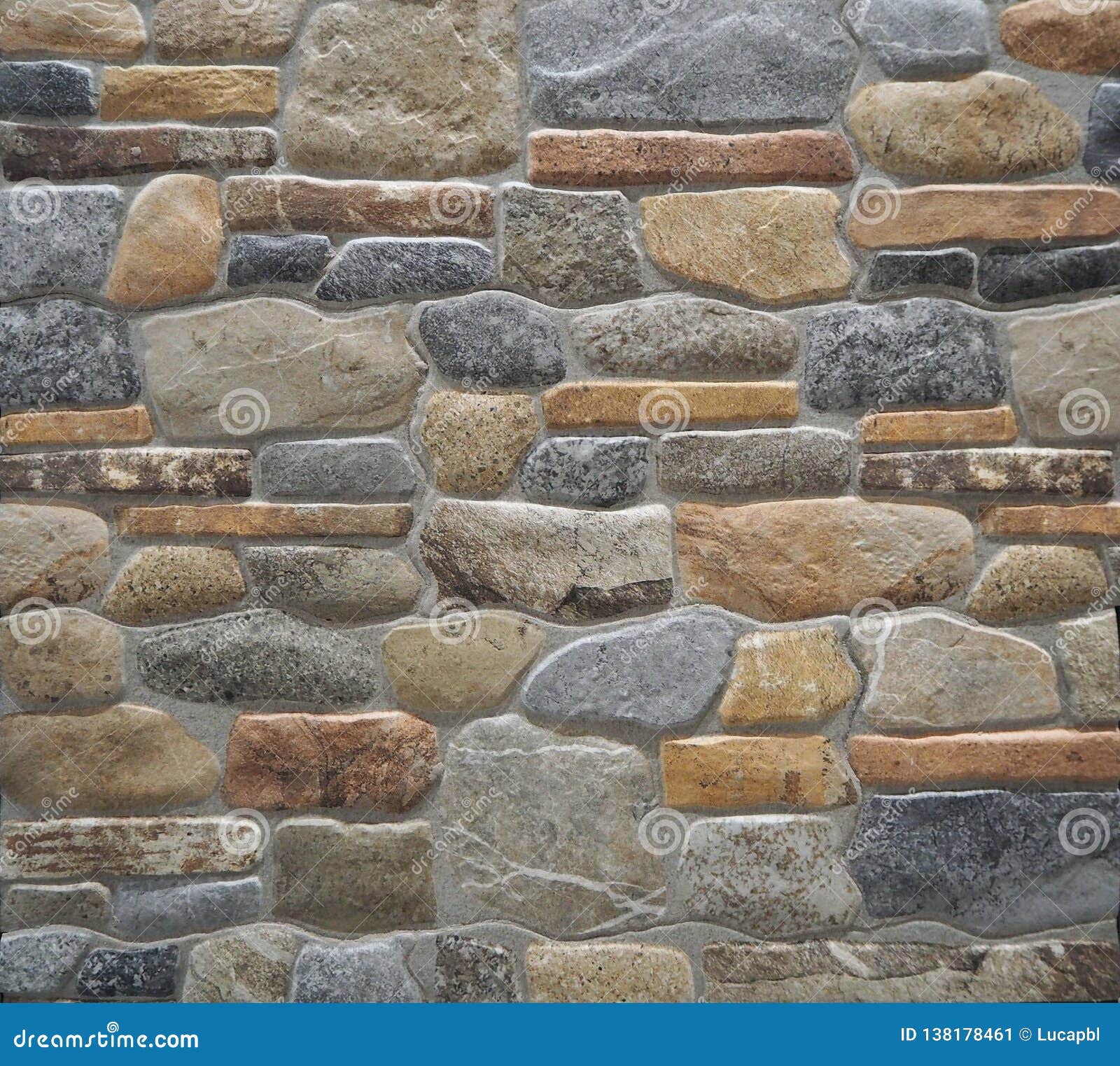 Stoneware Wall Cladding with Natural Stones and Bricks Effect. Paneling ...