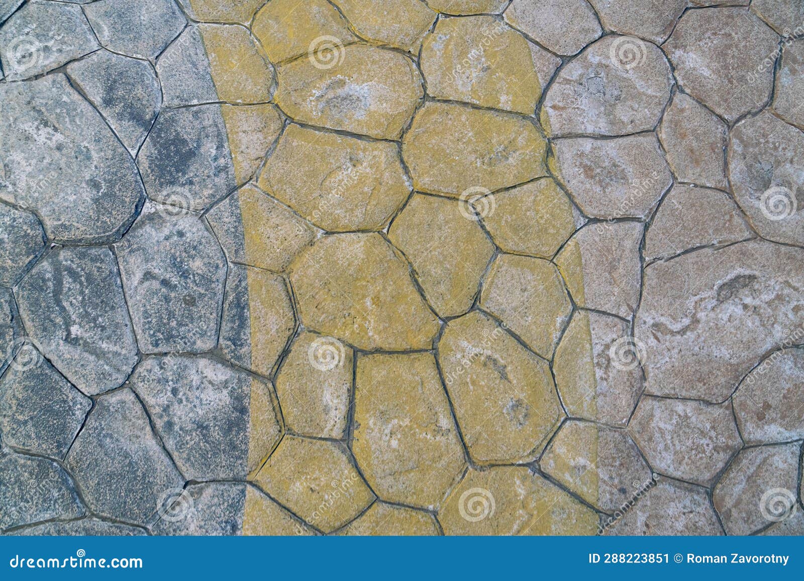Stonework with Paving Stones As a Background Stock Image - Image of ...