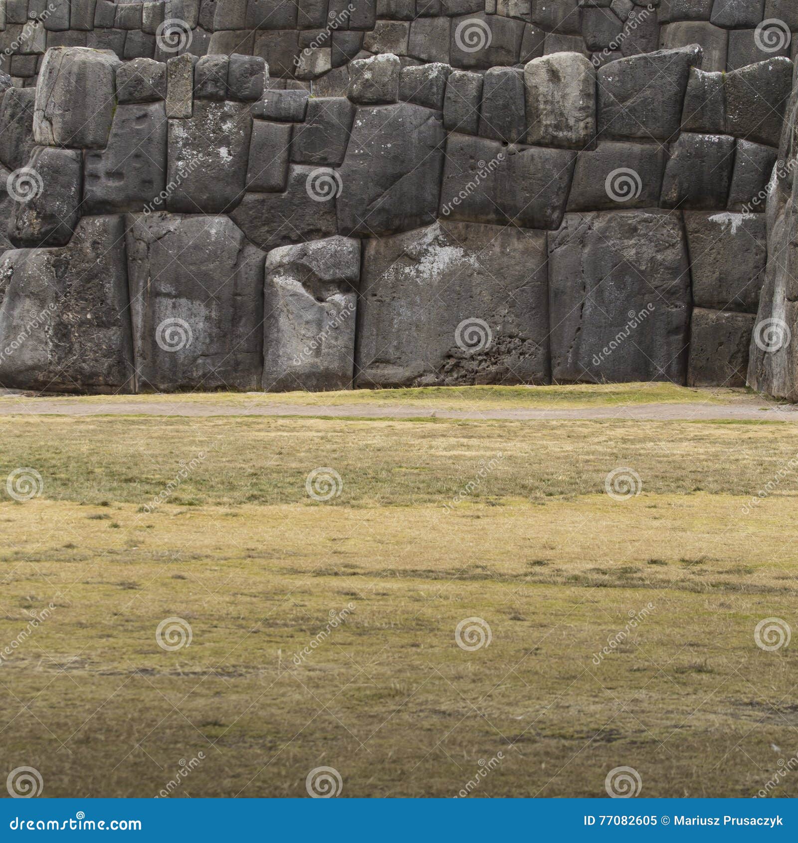 Stonework of the Walls of Sacsayhuaman, in Cusco, Peru Stock Image ...