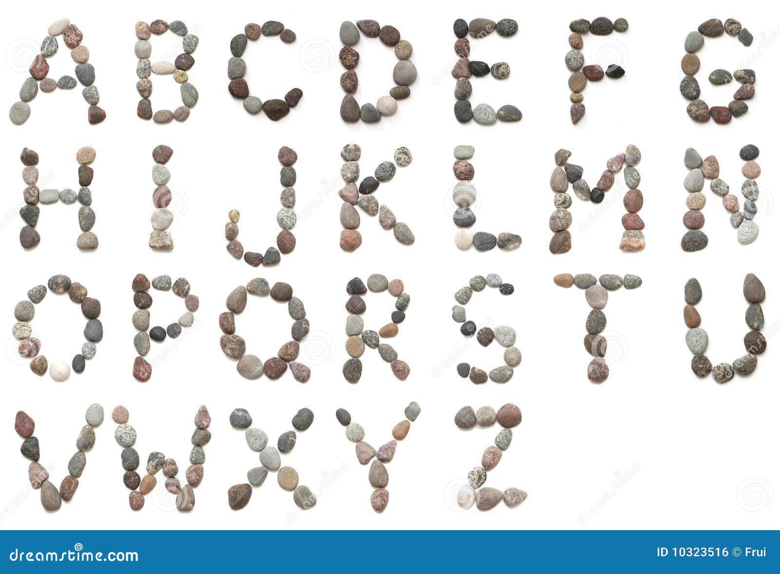 Stony alphabet stock photo. Image of kids, language, languages - 10323516