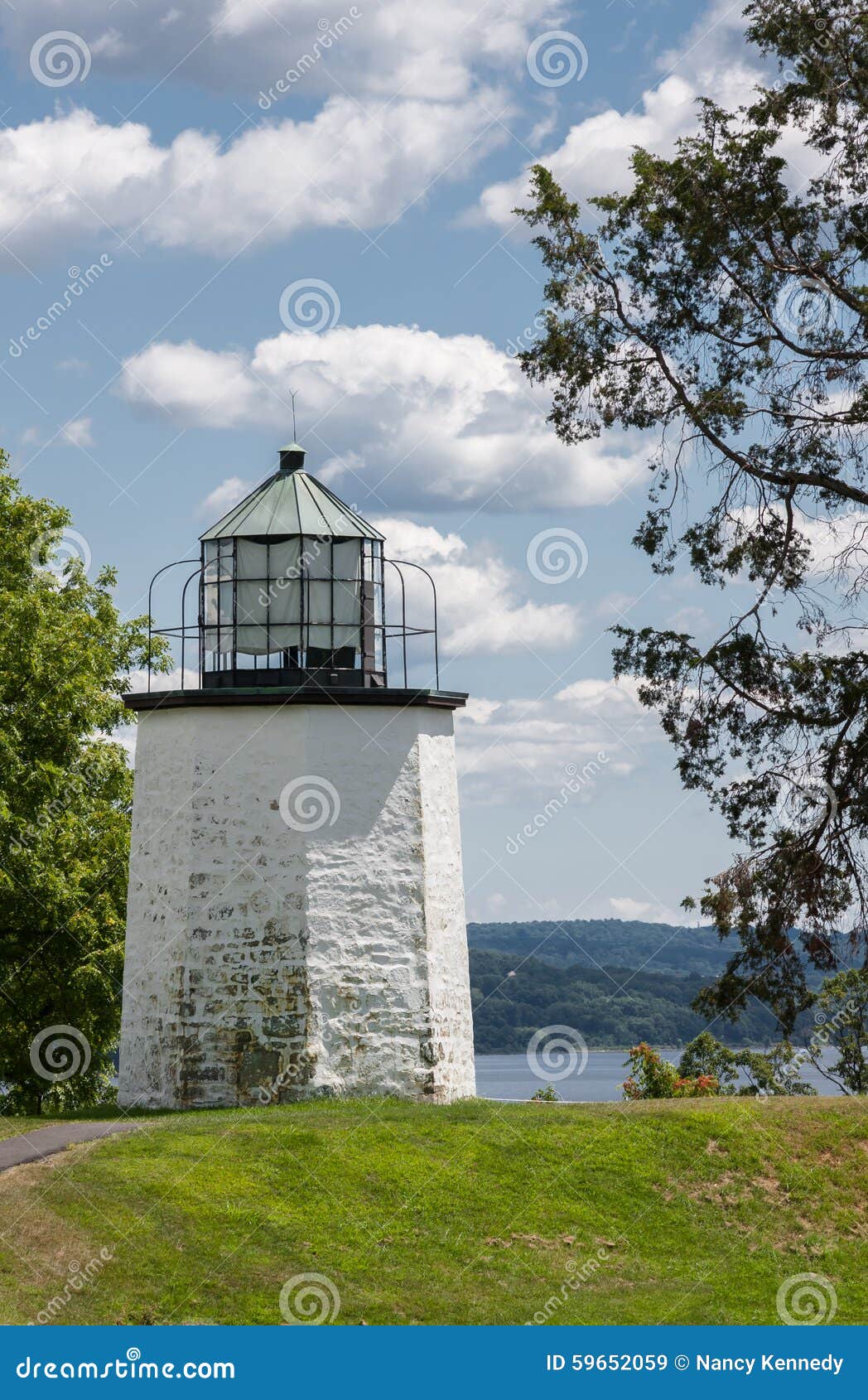 Stony Point Lighthouse stock image. Image of county, valley - 59652059