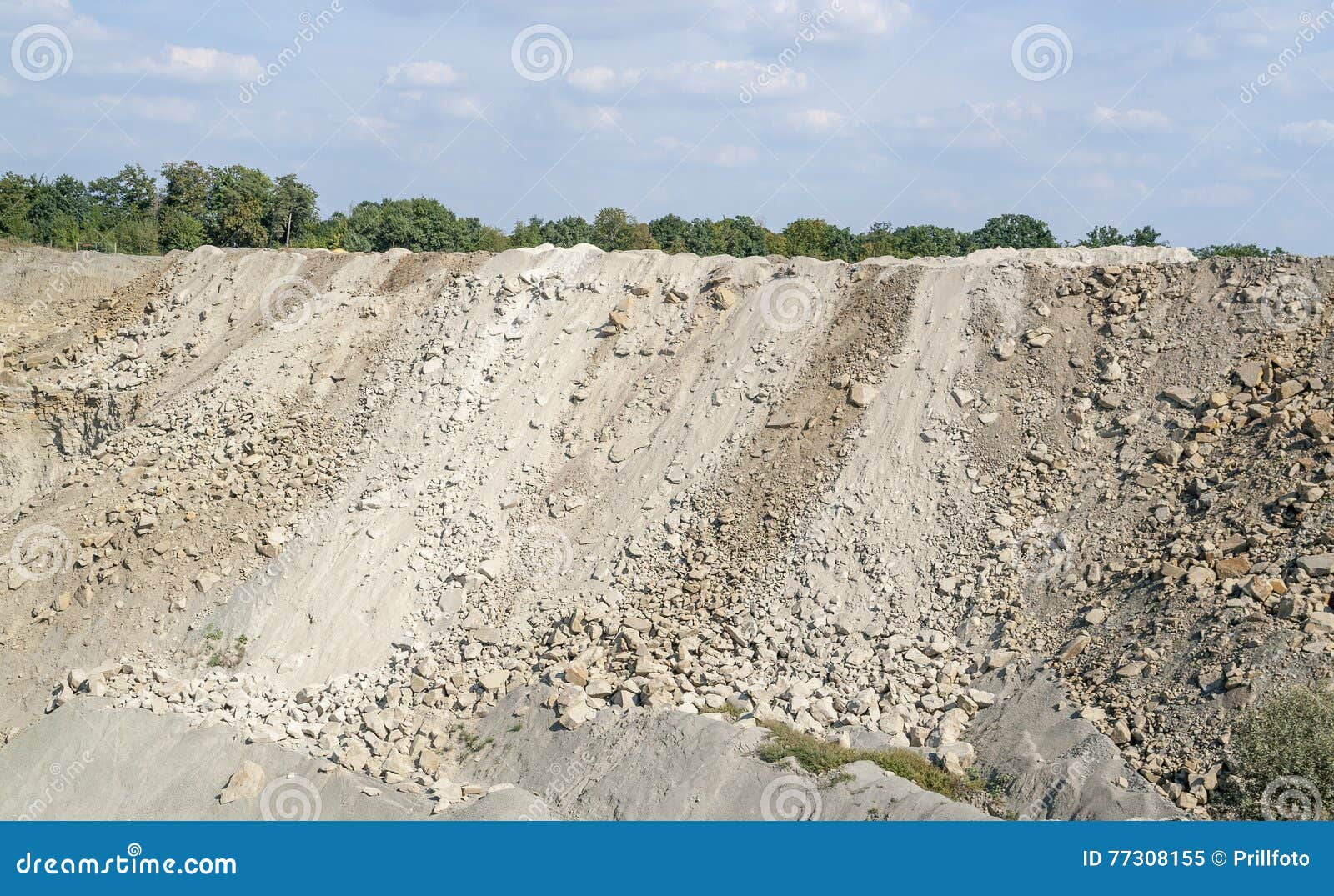 Stony slope scenery stock image. Image of gobbing, summer - 77308155