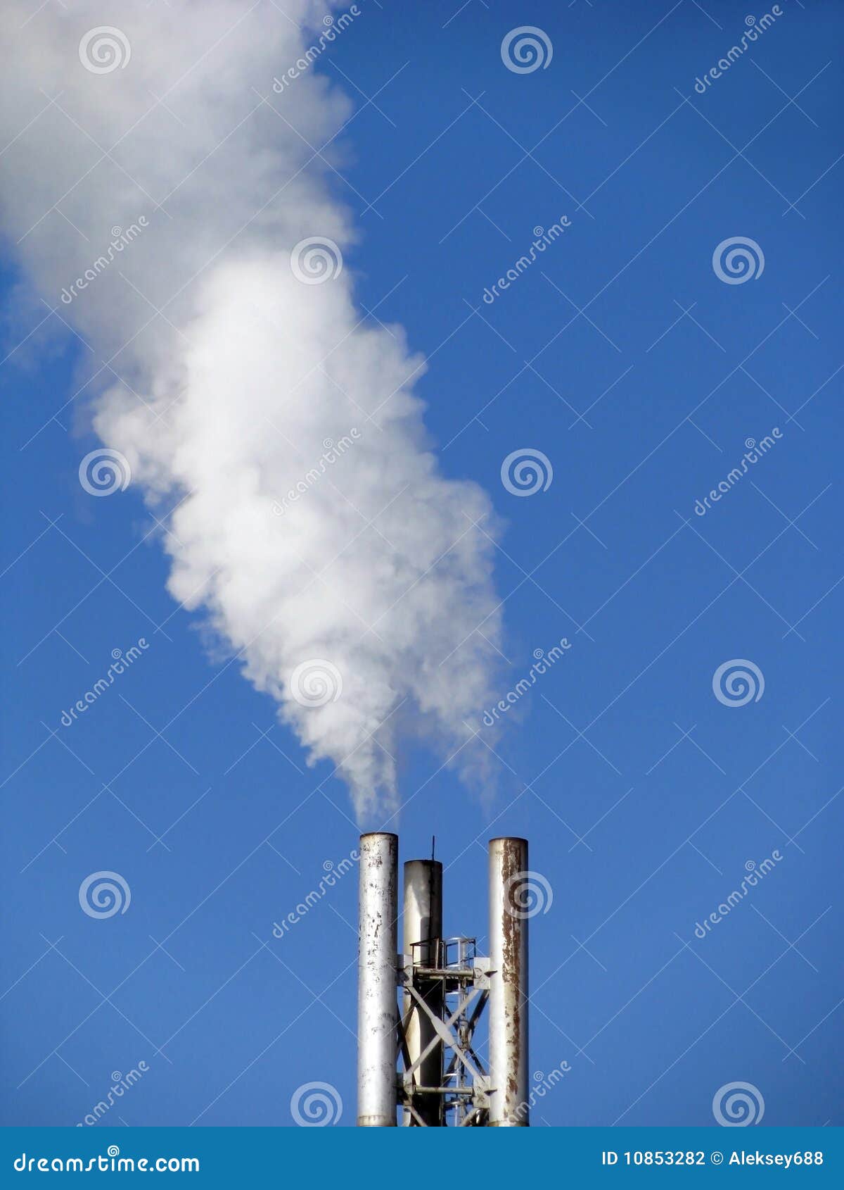 Stoom stock foto. Image of hitte, post, opwarming, zwart - 10853282