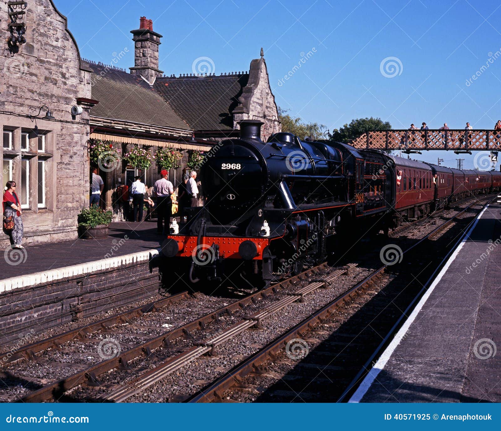 Stoomtrein in Post, Bridgnorth, Het UK Redactionele Afbeelding - Image ...