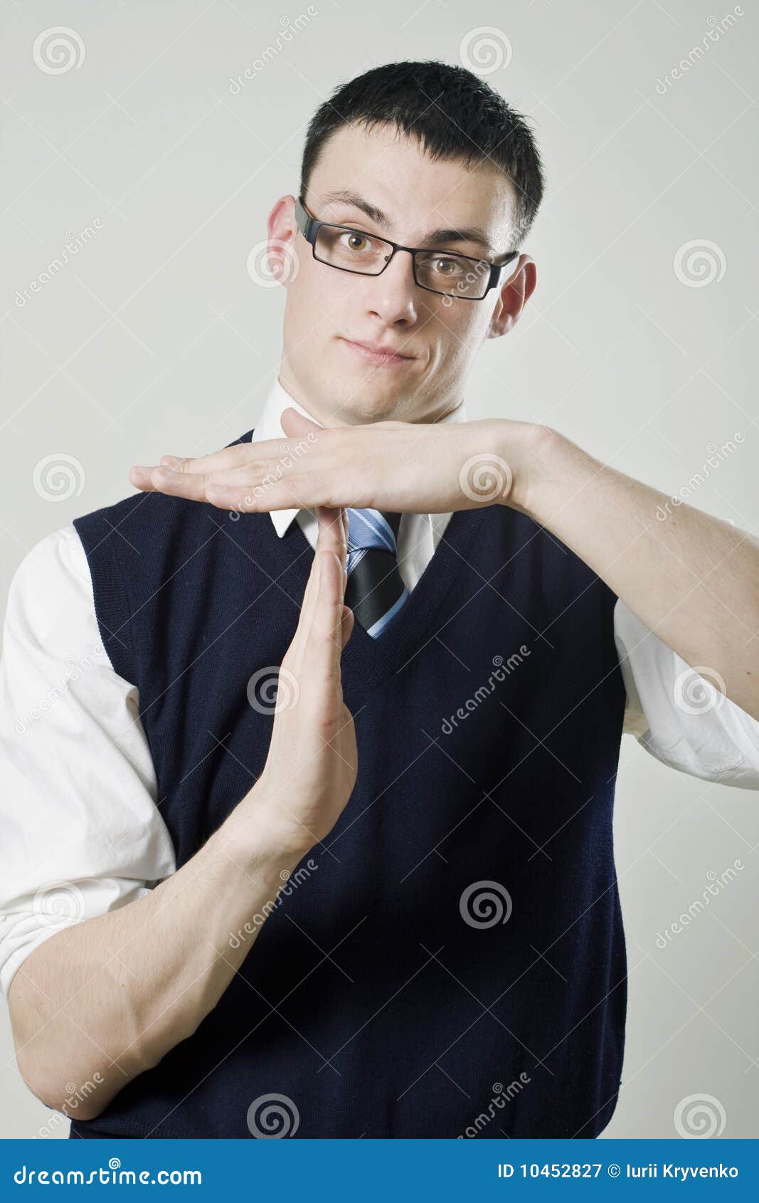 Stop it stock image. Image of male, businessman, waiting - 10452827