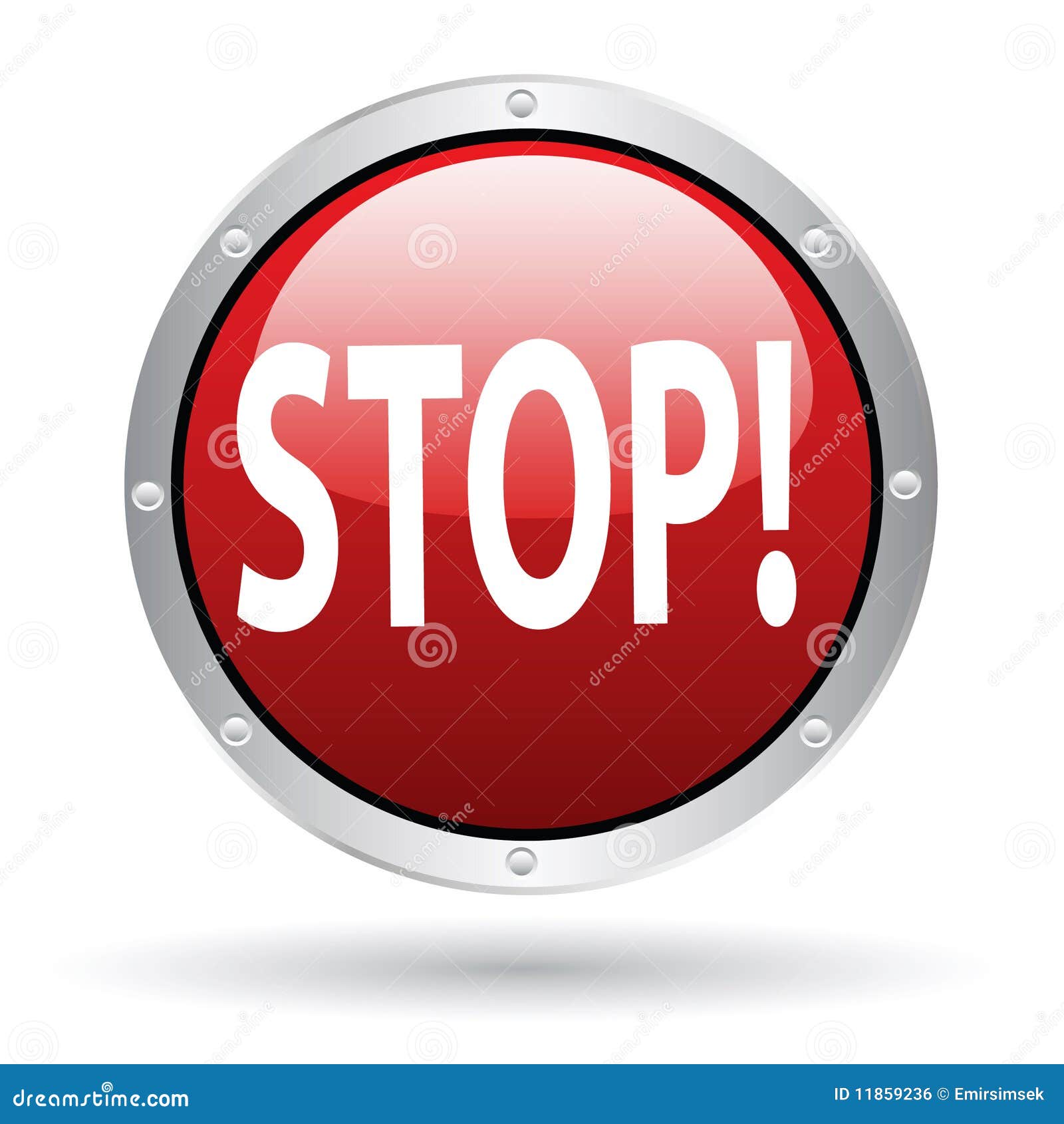 Stop stock vector. Illustration of effect, destination - 11859236