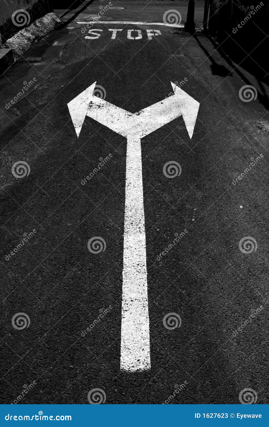 STOP stock image. Image of right, choose, turn, guides - 1627623